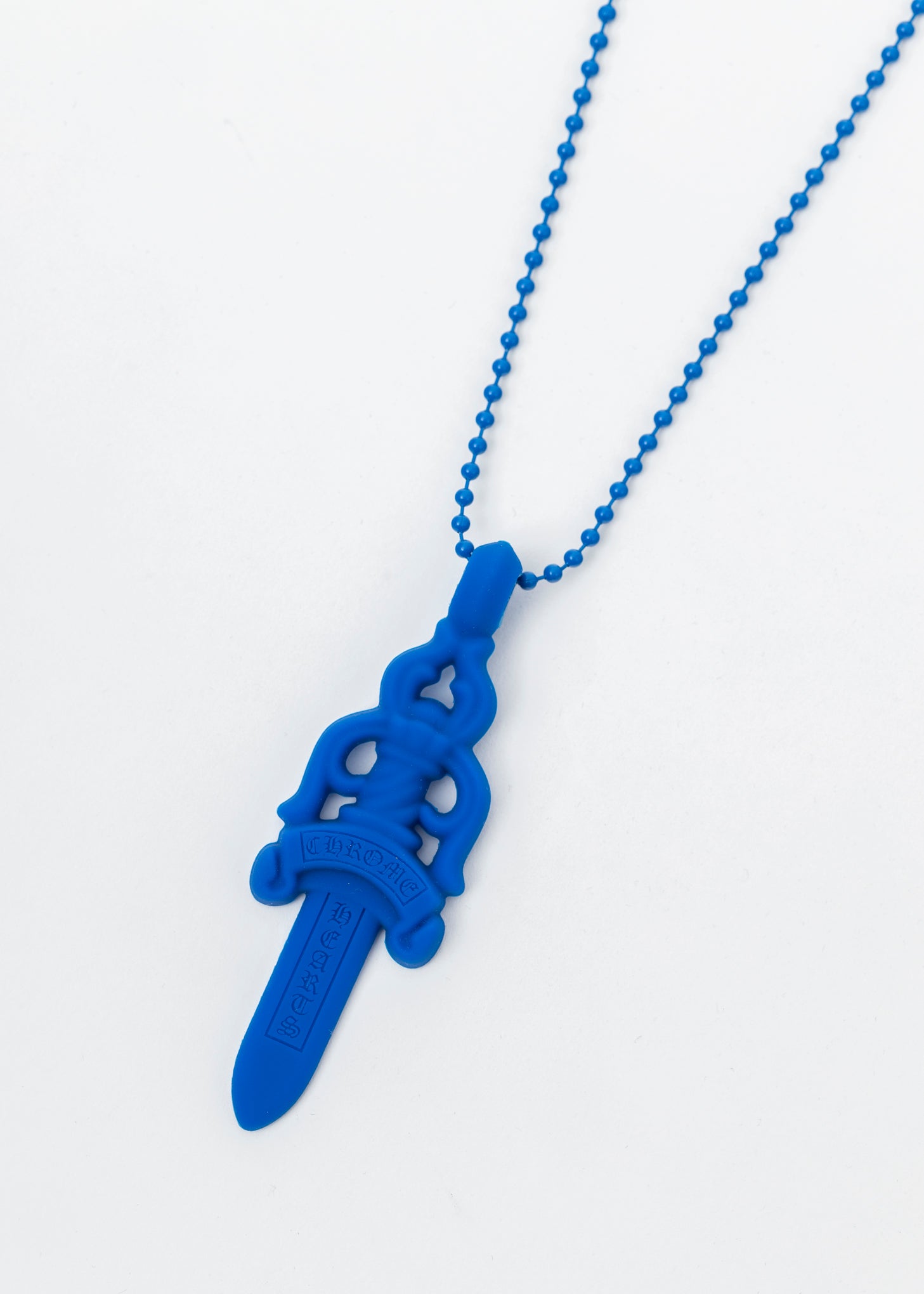 Blue Resin Sword Necklace – 017 Shop