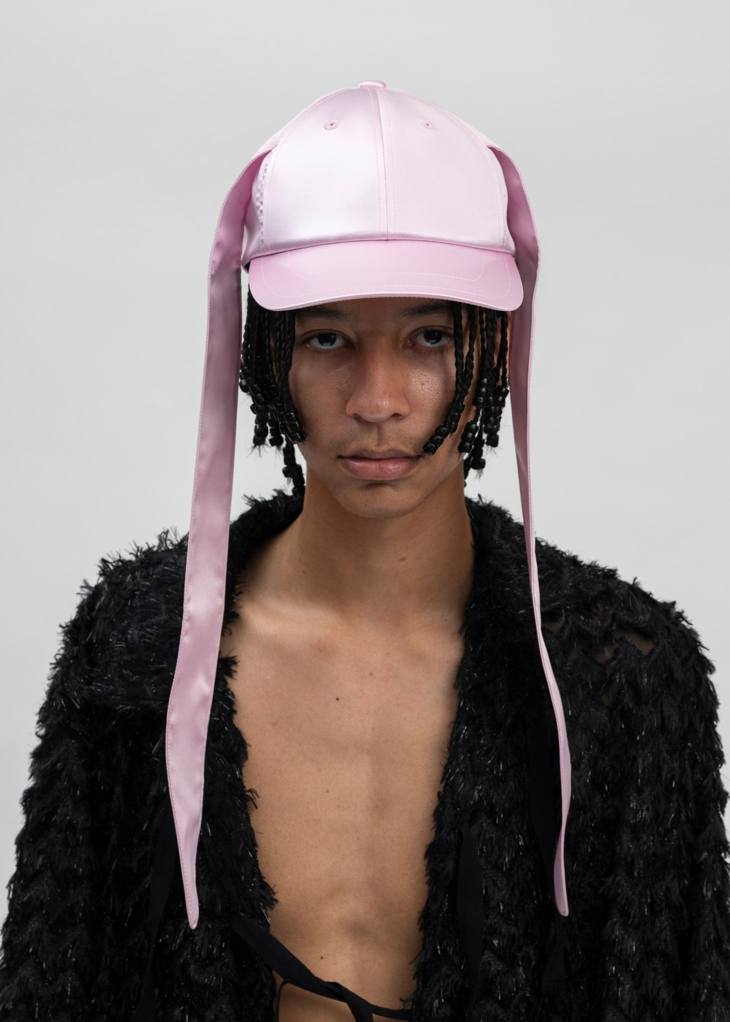 BABY PINK LONG EAR CAP – 017 Shop