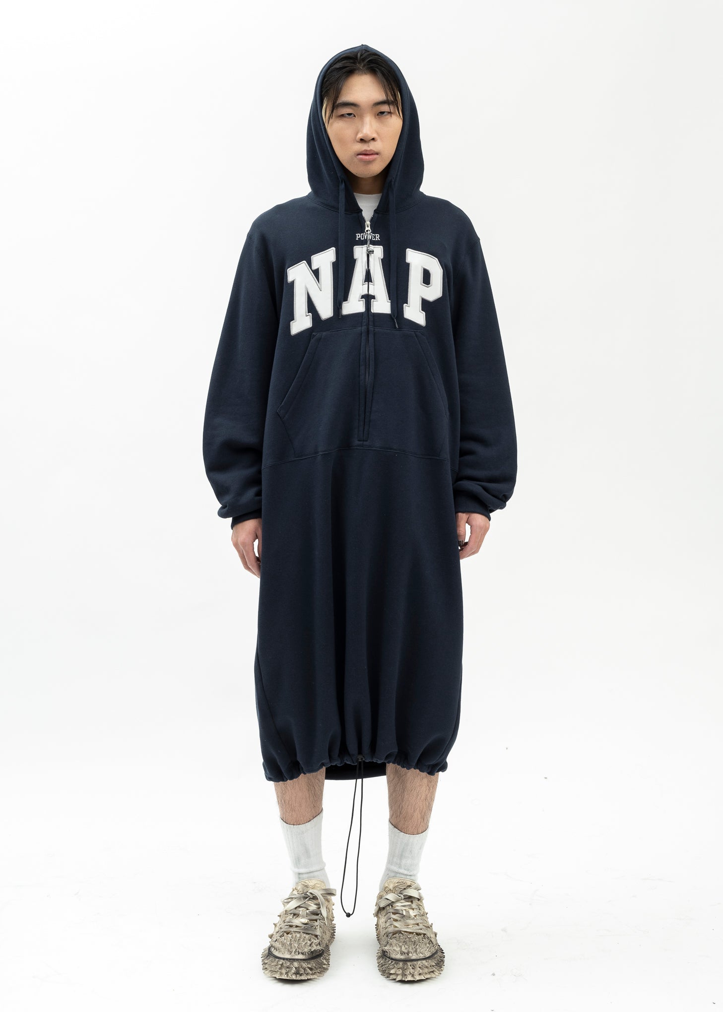 NAVY POWER NAP HOODIE – 017 Shop