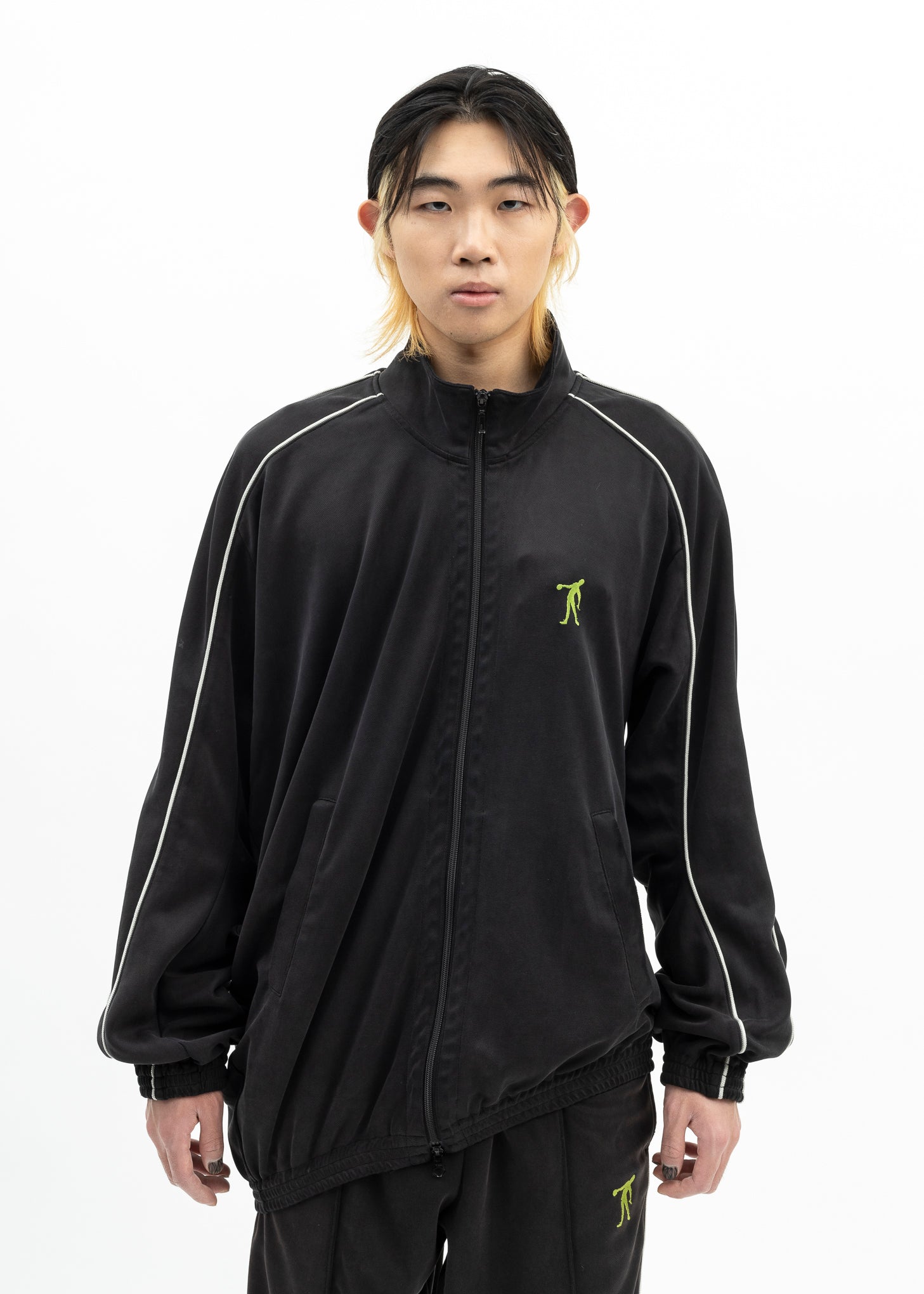 BLACK ZOMBIE SILHOUETTE TRACK JACKET – 017 Shop
