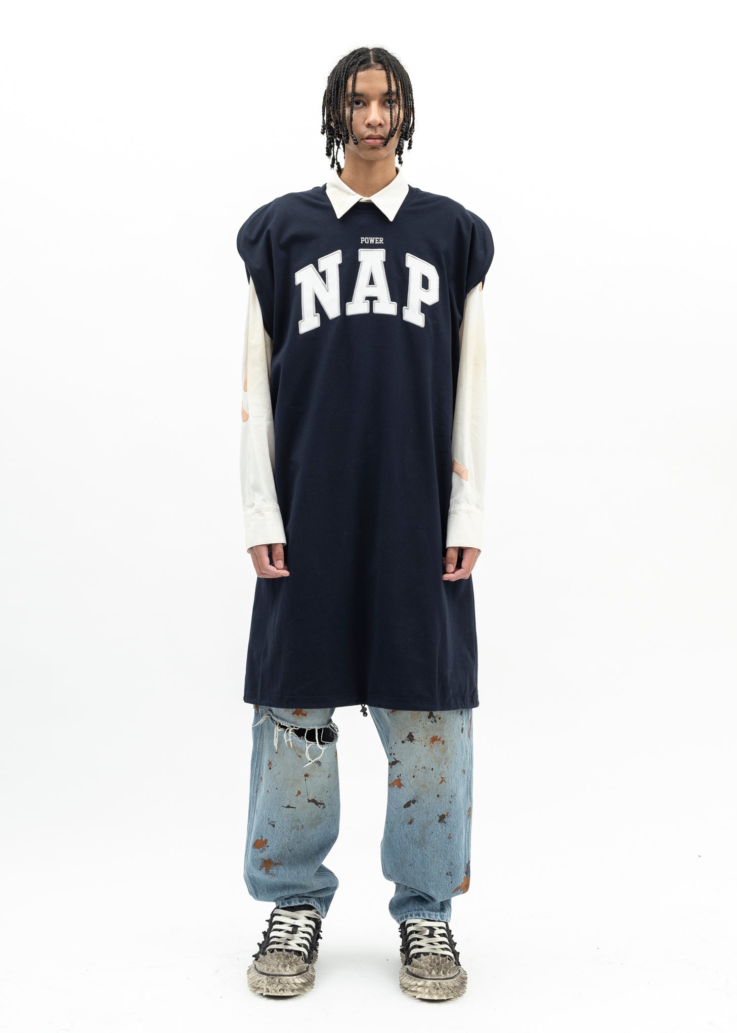 NAVY POWER NAP T-SHIRT – 017 Shop