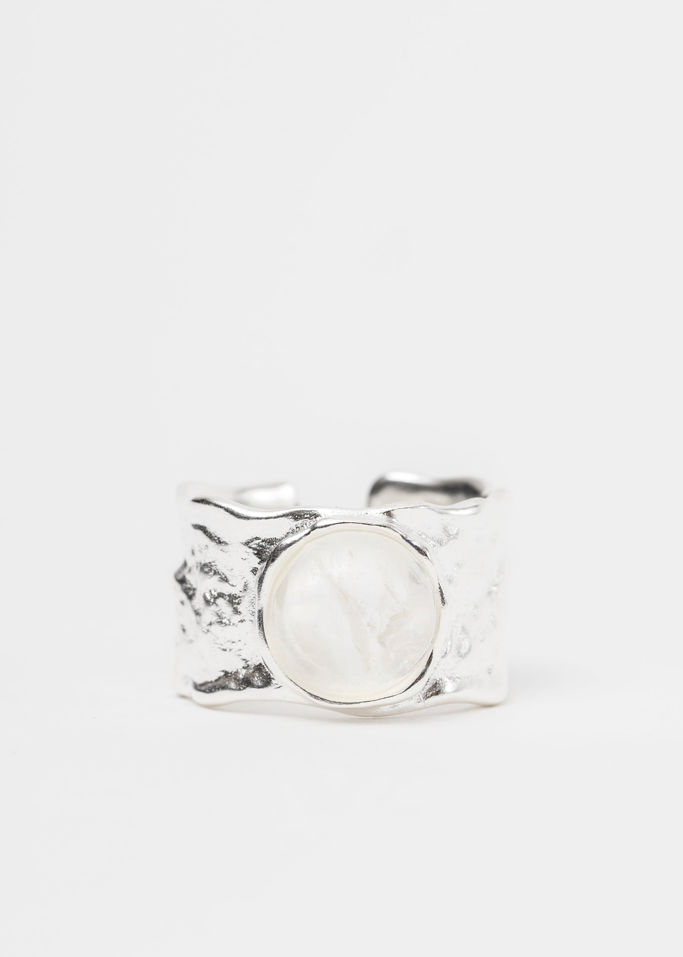 Silver Crystal Ring – 017 Shop