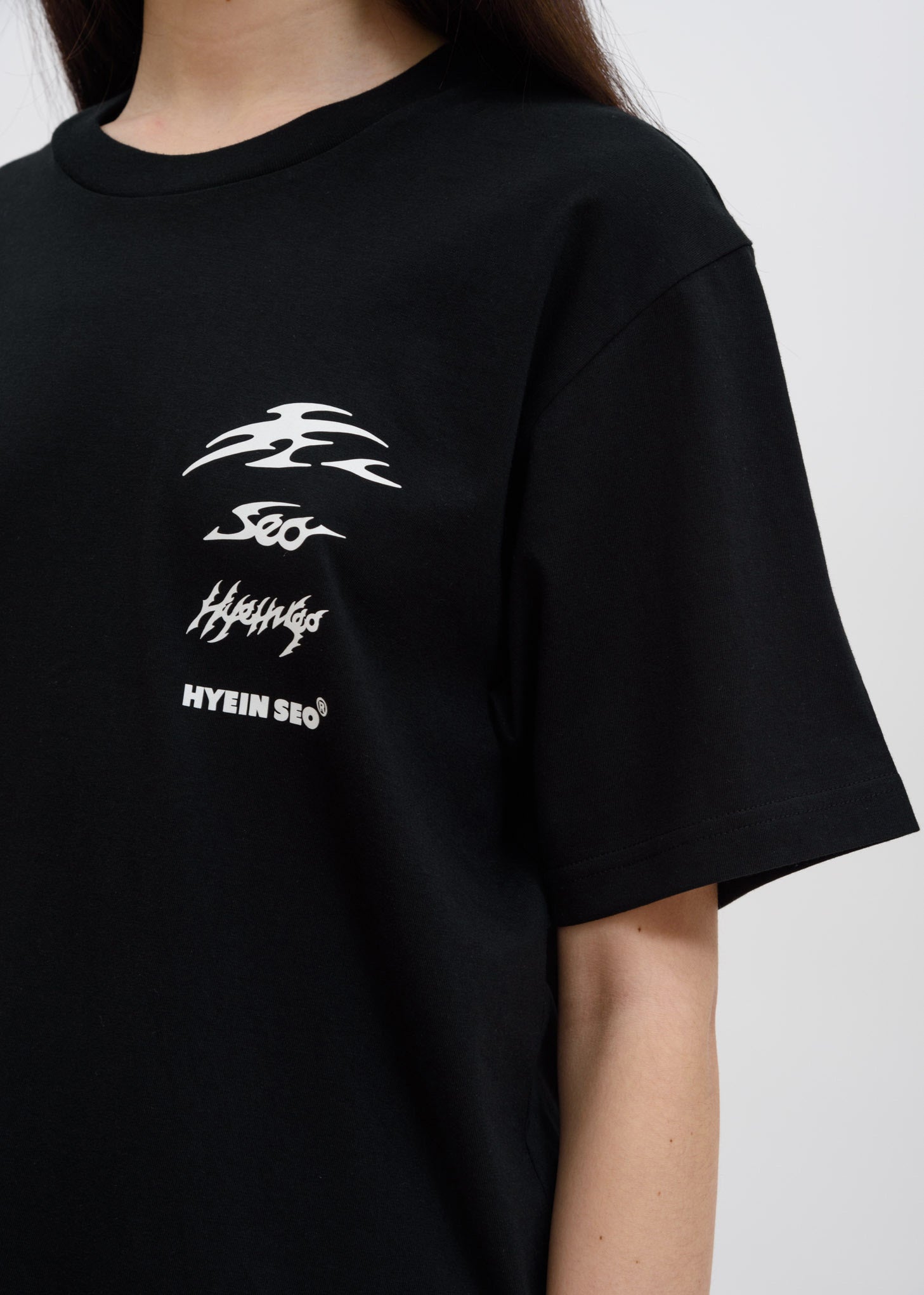 Black Reflective Logo T-Shirt – 017 Shop