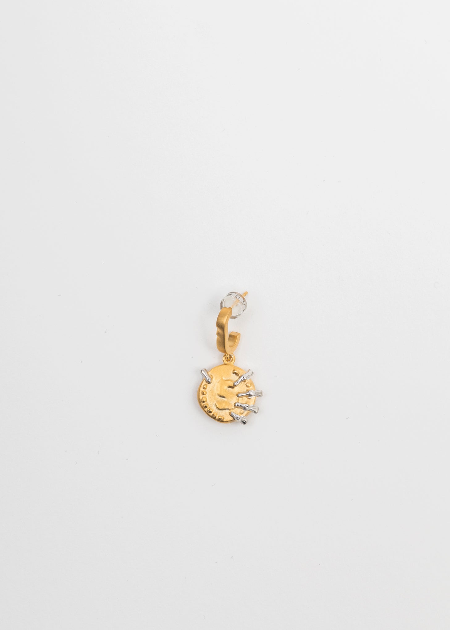 Gold Coin Earring - Single – 017 Shop