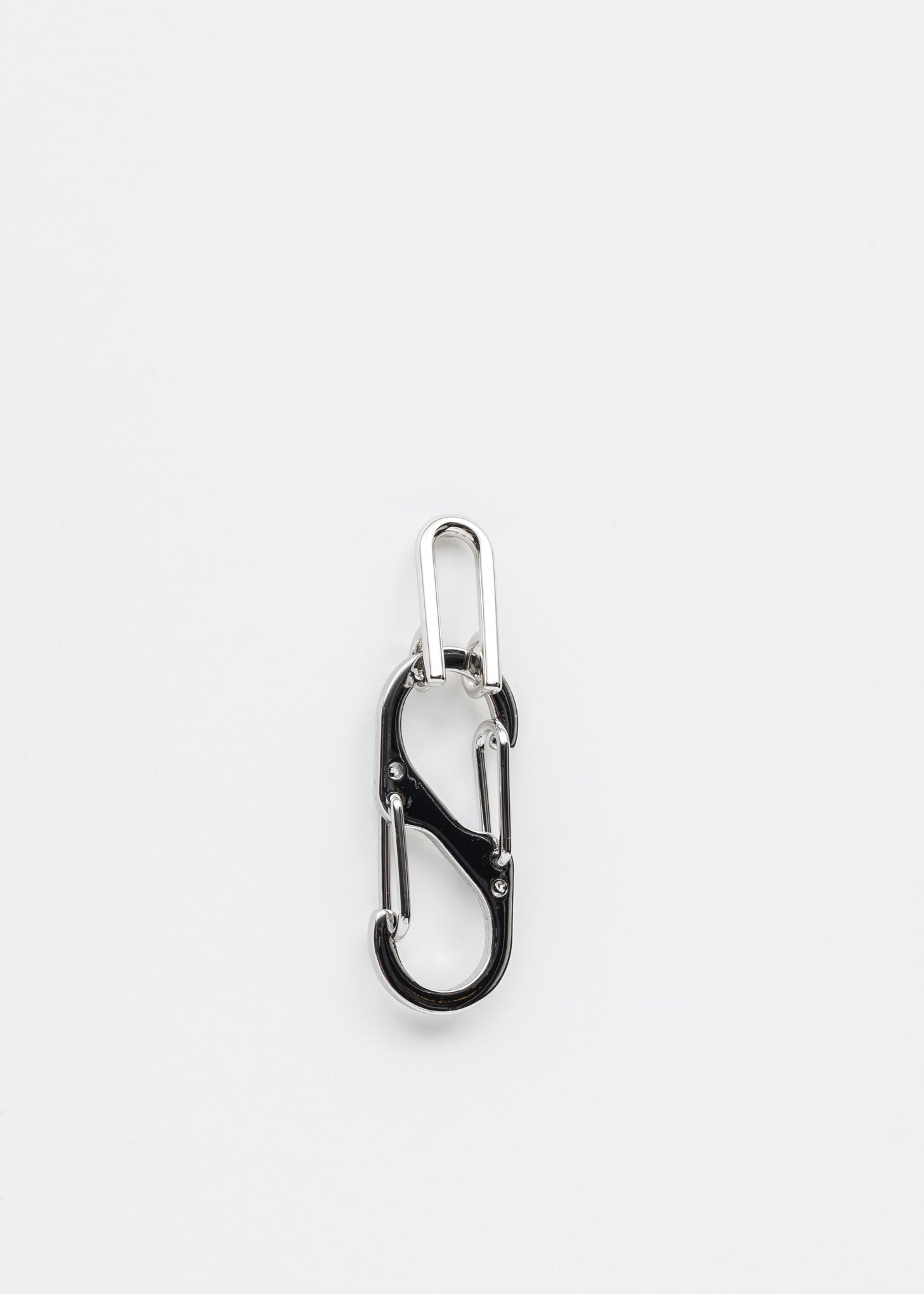 Silver Carabiner Earring - Single – 017 Shop