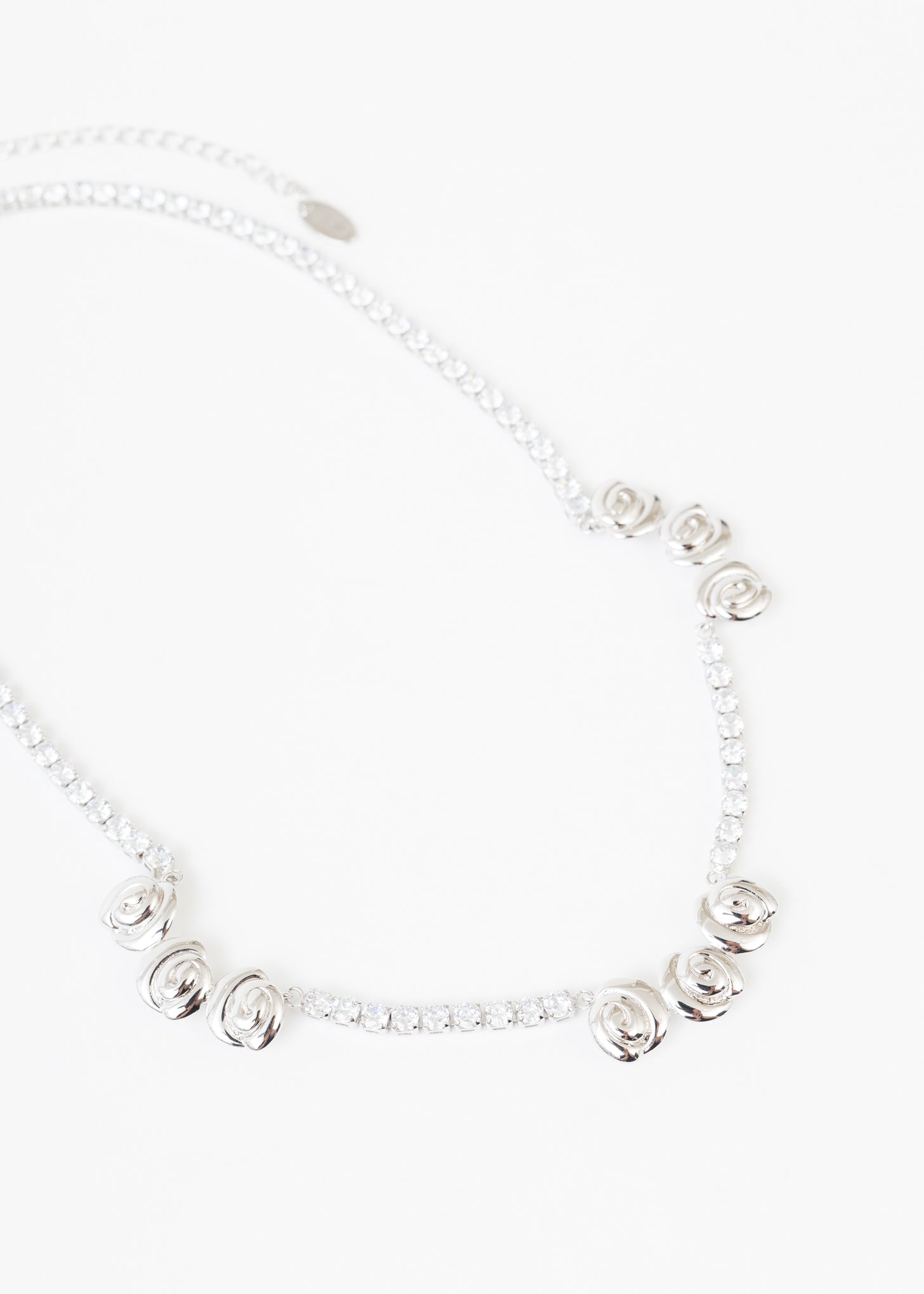 Rhinestone Roses Necklace – 017 Shop