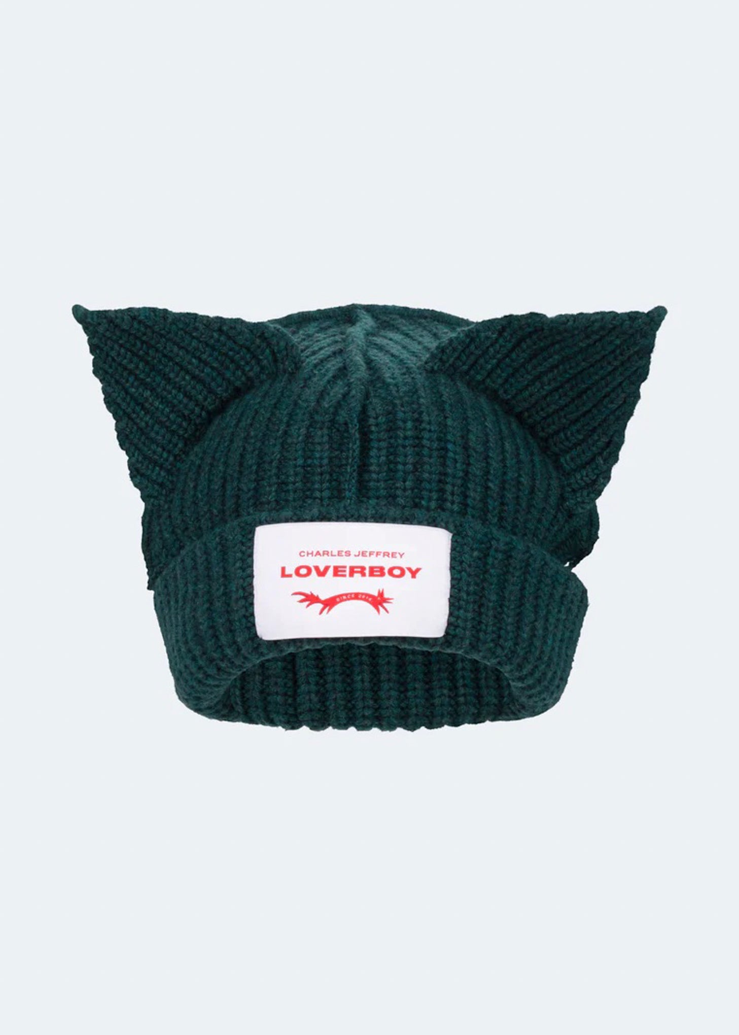 FOREST GREEN CHUNKY EARS BEANIE – 017 Shop