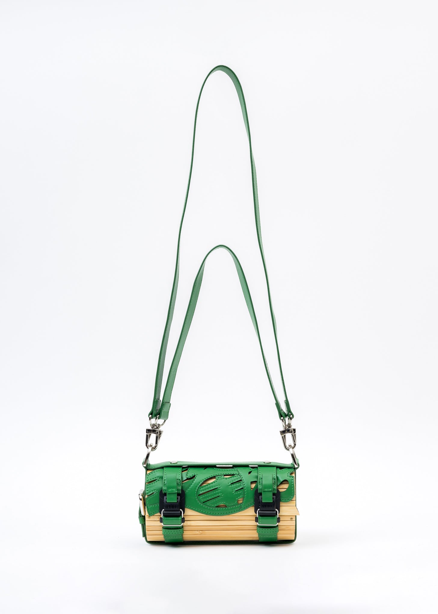 Green Panel Big Bamboo Bag – 017 Shop
