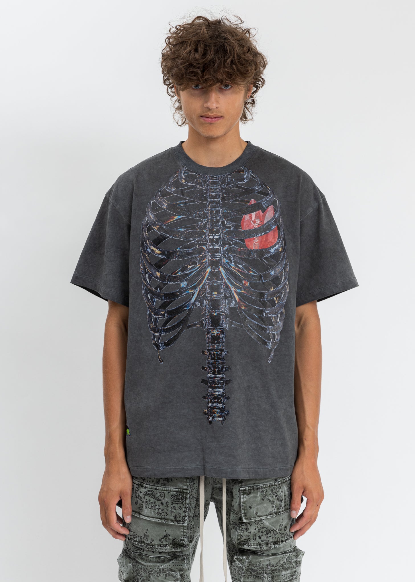 Black Rib Cage T-Shirt – 017 Shop