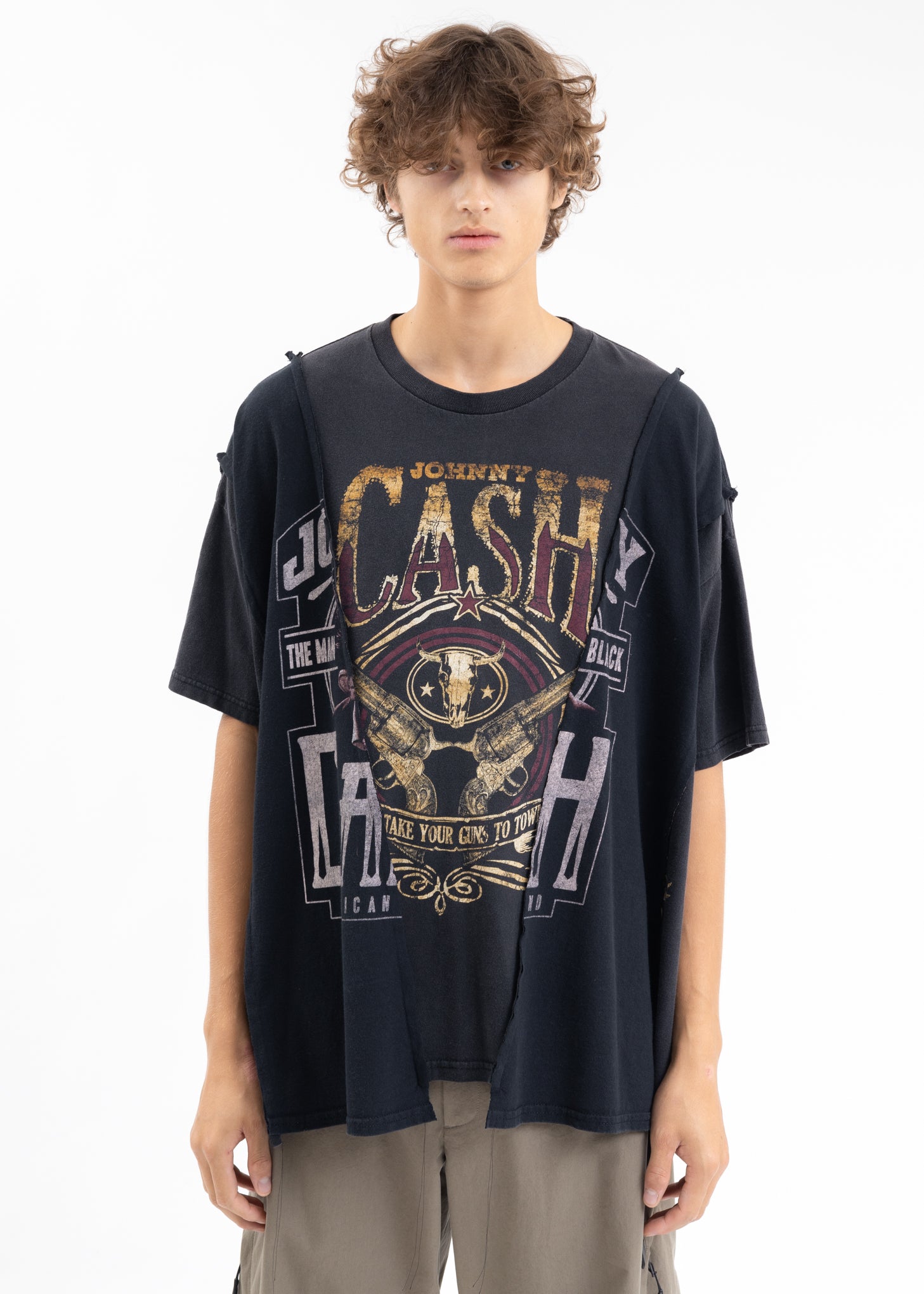 Black Wide Band Tee - Style E – 017 Shop
