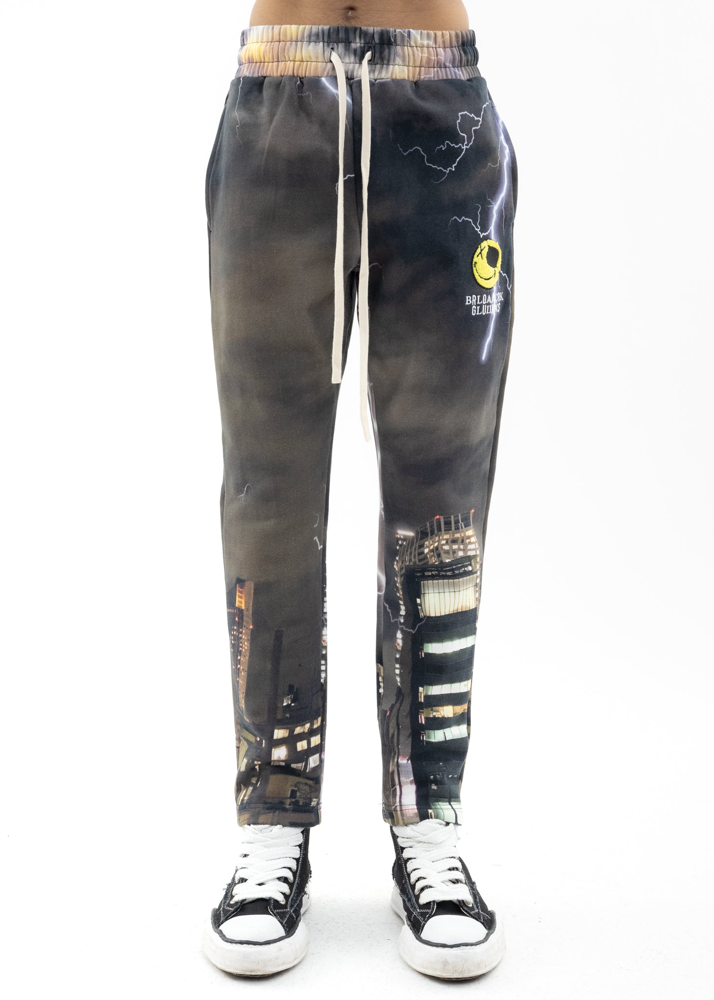 Multi Black Lux X roarguns Flash Sweatpants – 017 Shop