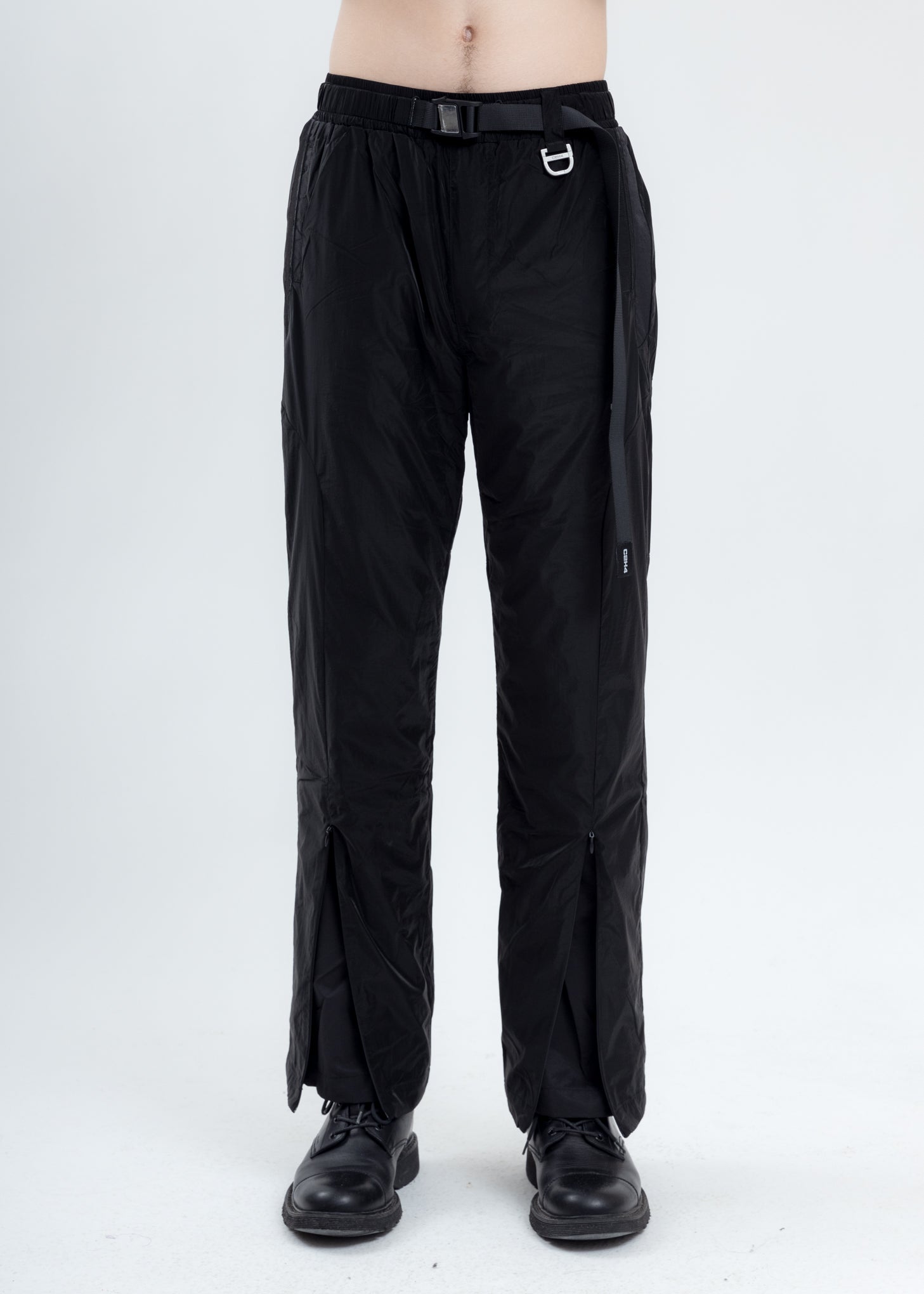 Black Layered Track Pants – 017 Shop