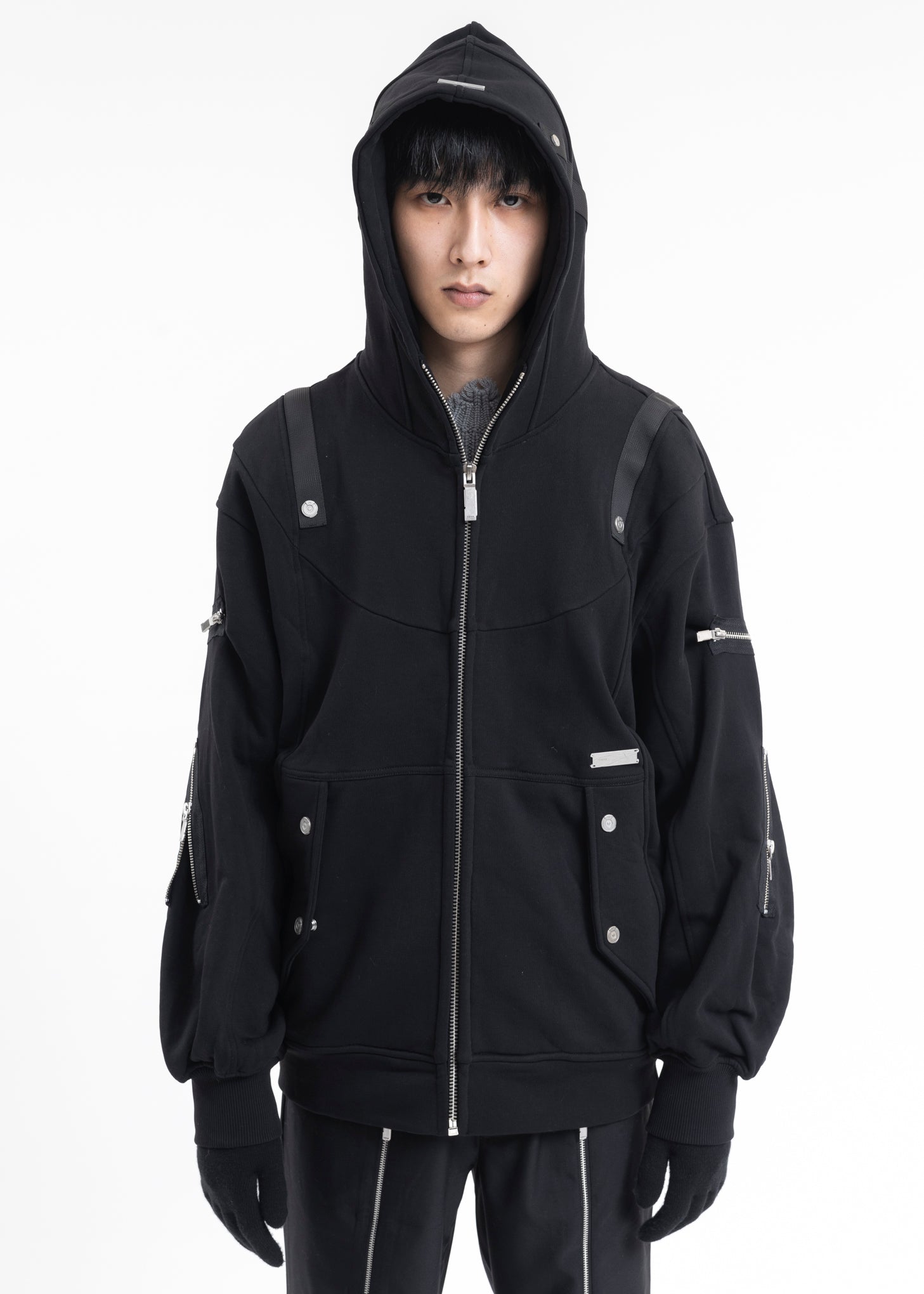 MATRIX BLACK MILITARY STAGGER STRIPE HOODIE – 017 Shop