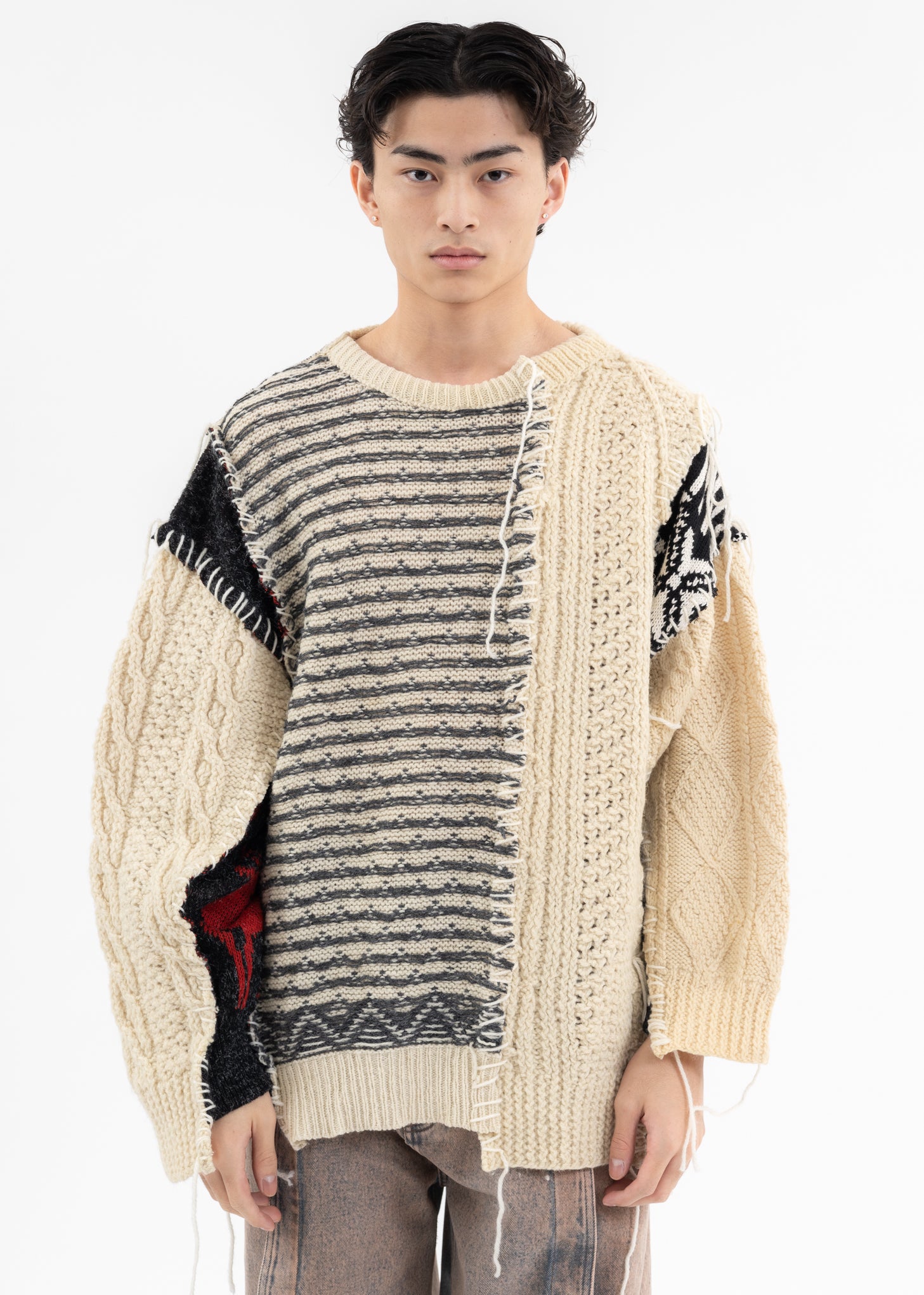 Nordic Collage Sweater -Style A – 017 Shop