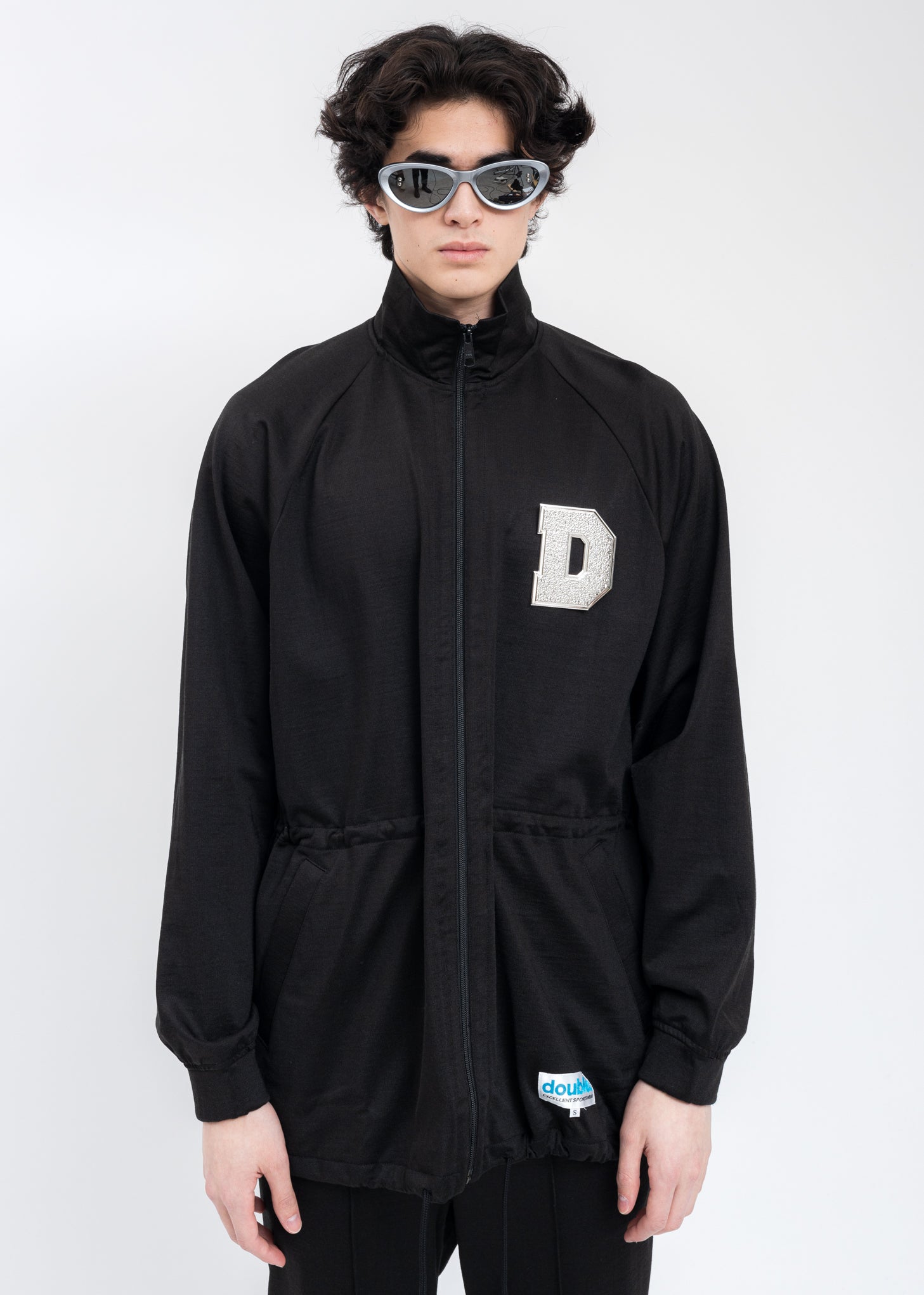 Black METAL LETTER Track Jacket – 017 Shop