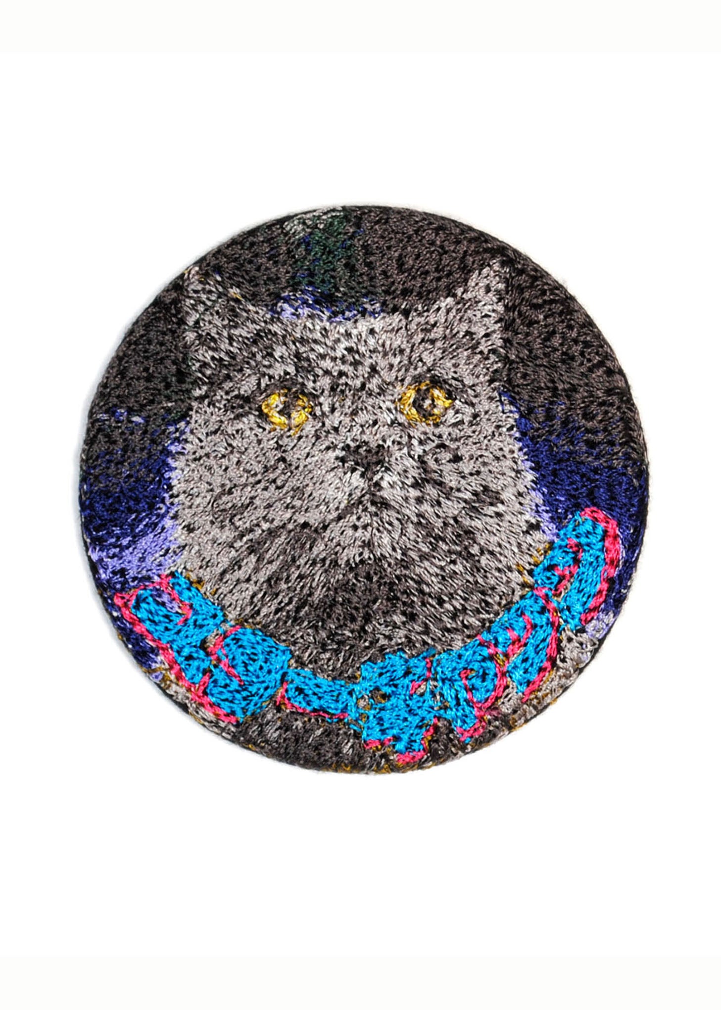 Cat Embroidery Badge – 017 Shop