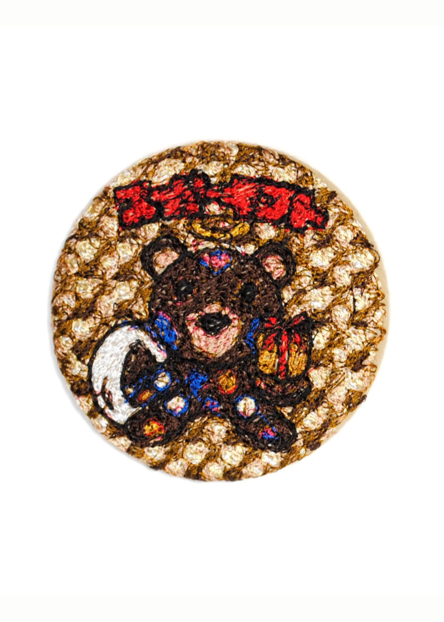 Gold Embroidery Badge – 017 Shop