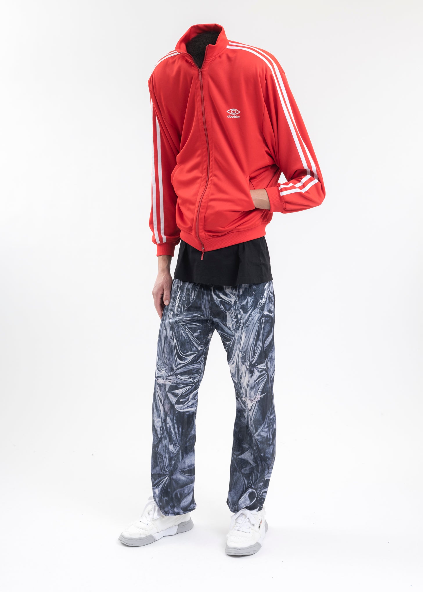 RED INVISIBLE TRACK JACKET – 017 Shop