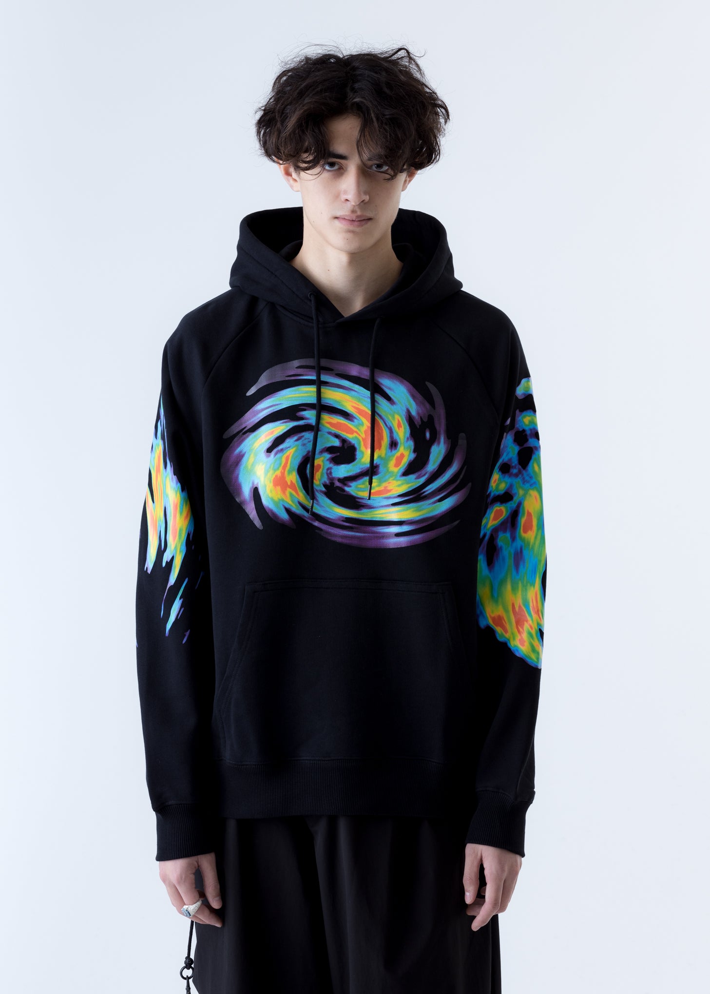 Black Heatmap Racing Hoodie – 017 Shop
