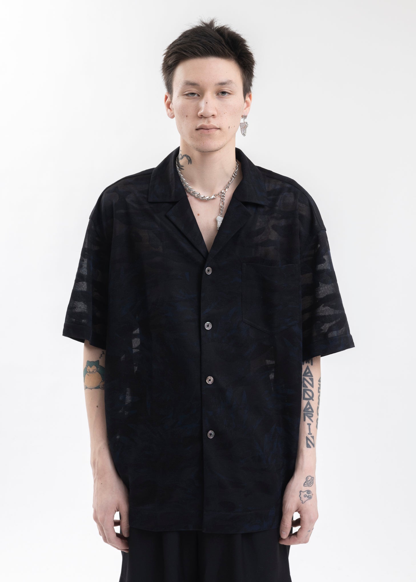 BLACK CAMOUFLAGE SHIRT – 017 Shop