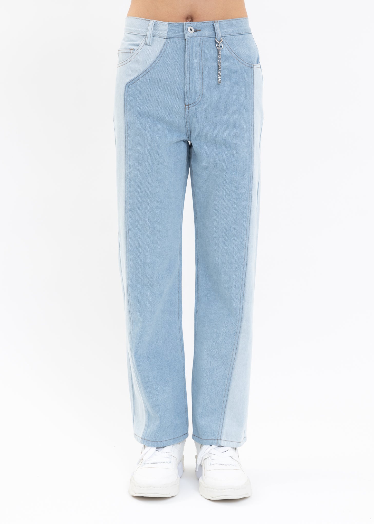 BLUE DECONSTRUCTED JEANS – 017 Shop