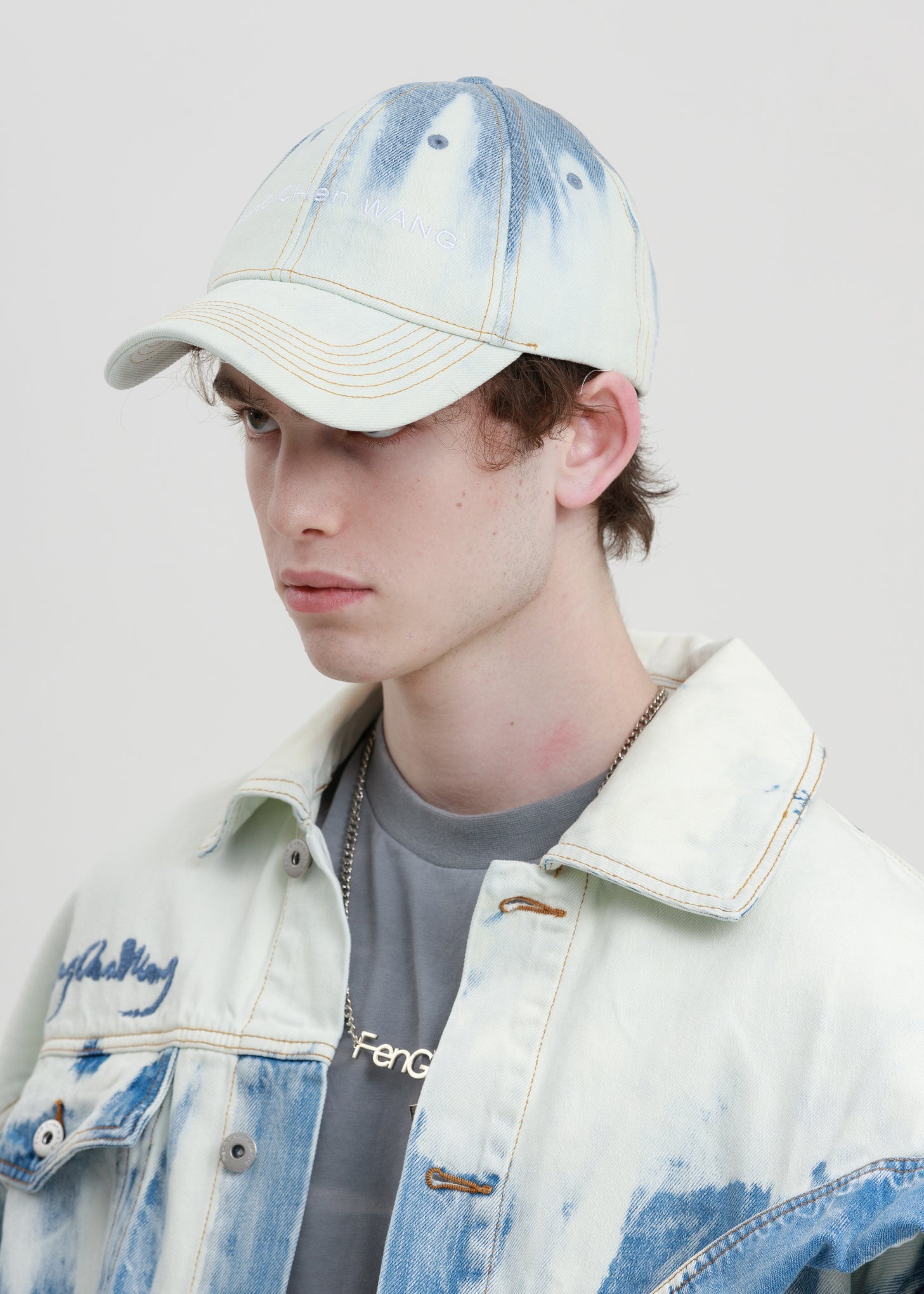 Blue Washed Denim Baseball Cap – 017 Shop