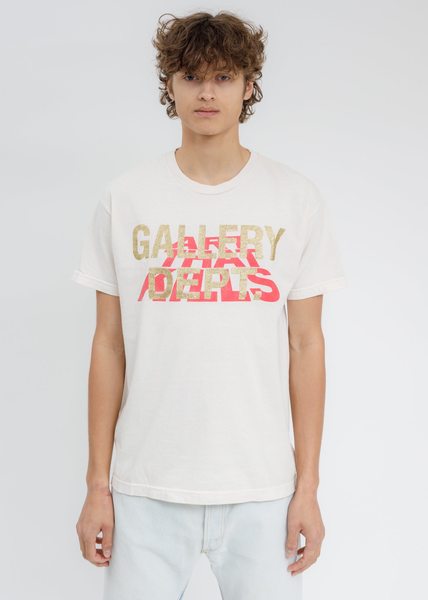 White GD Stack ATK Logo Tee – 017 Shop