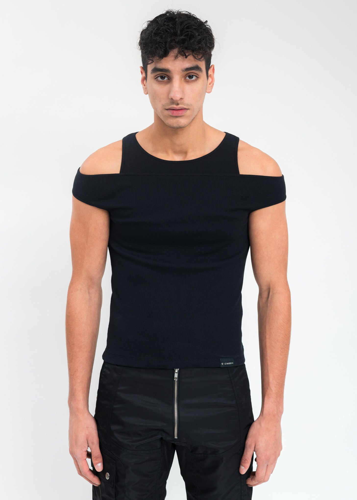 Black Off Shoulder Tank Top – 017 Shop