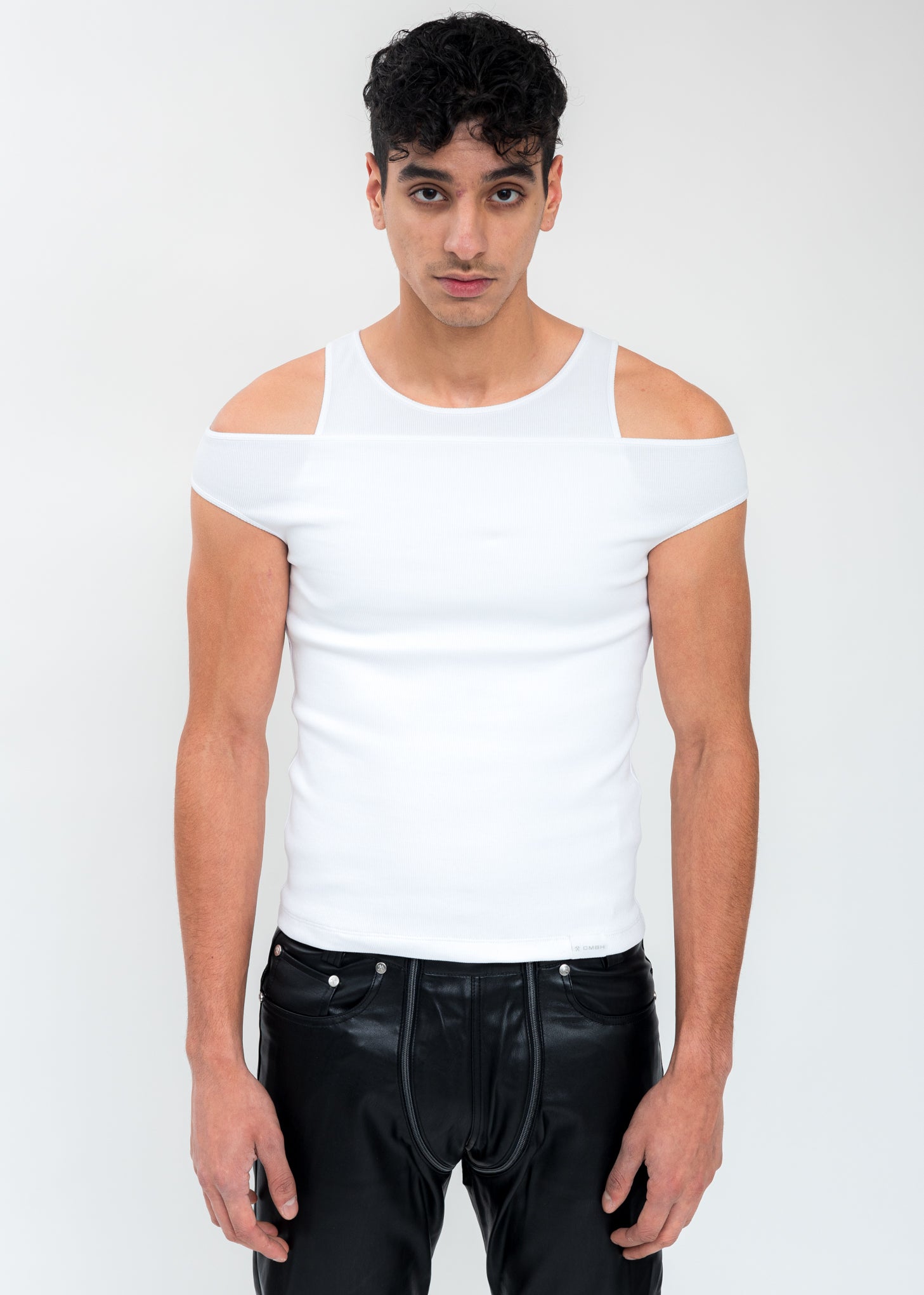 White Off Shoulder Tank Top – 017 Shop