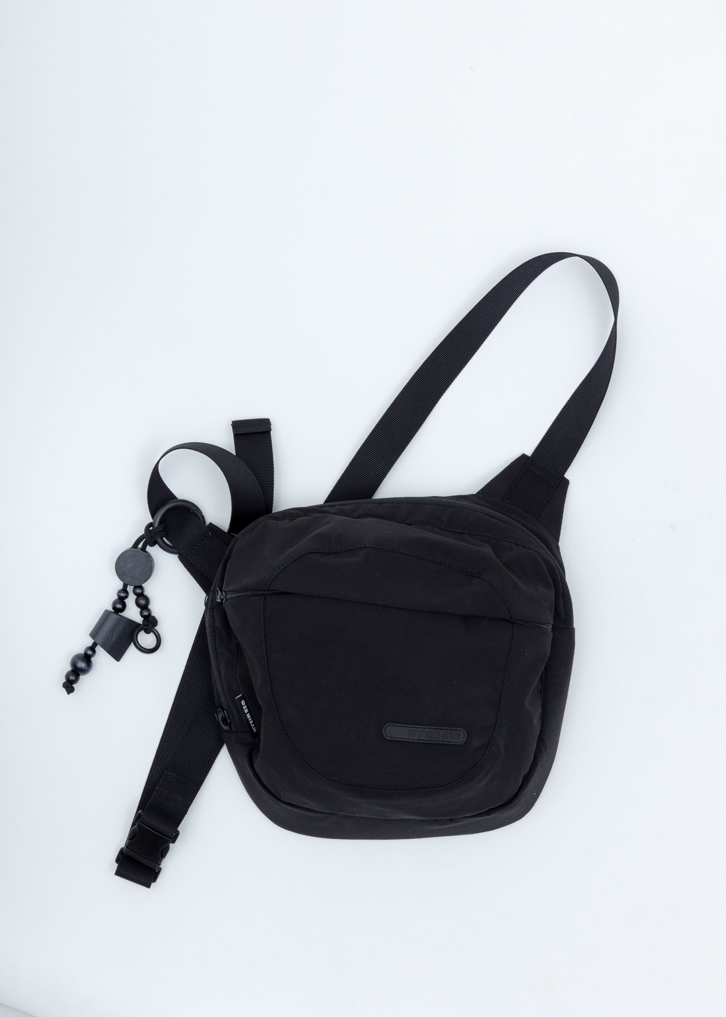 Black Logo Cross Bag – 017 Shop