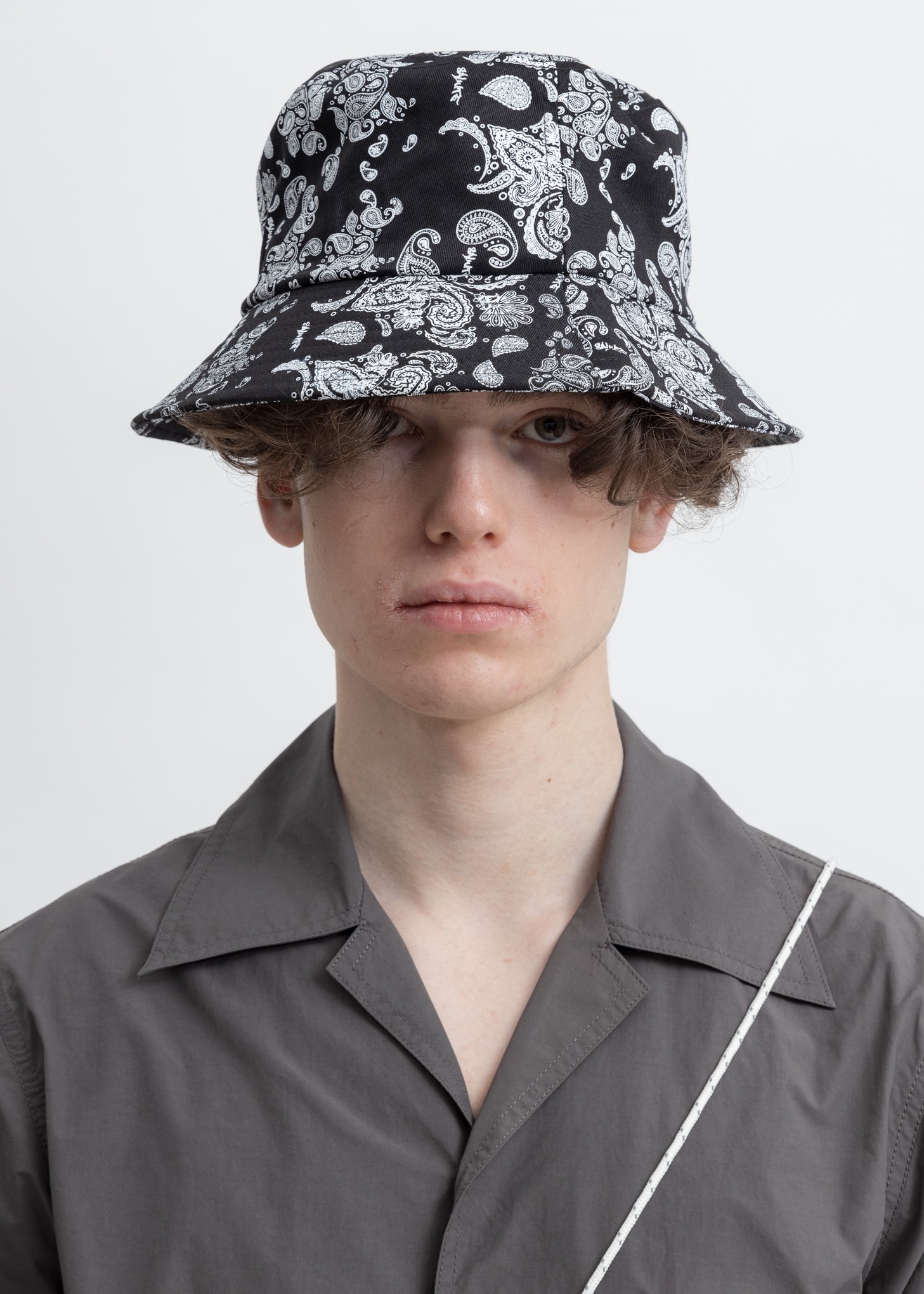 Black Bandana Bucket Hat – 017 Shop