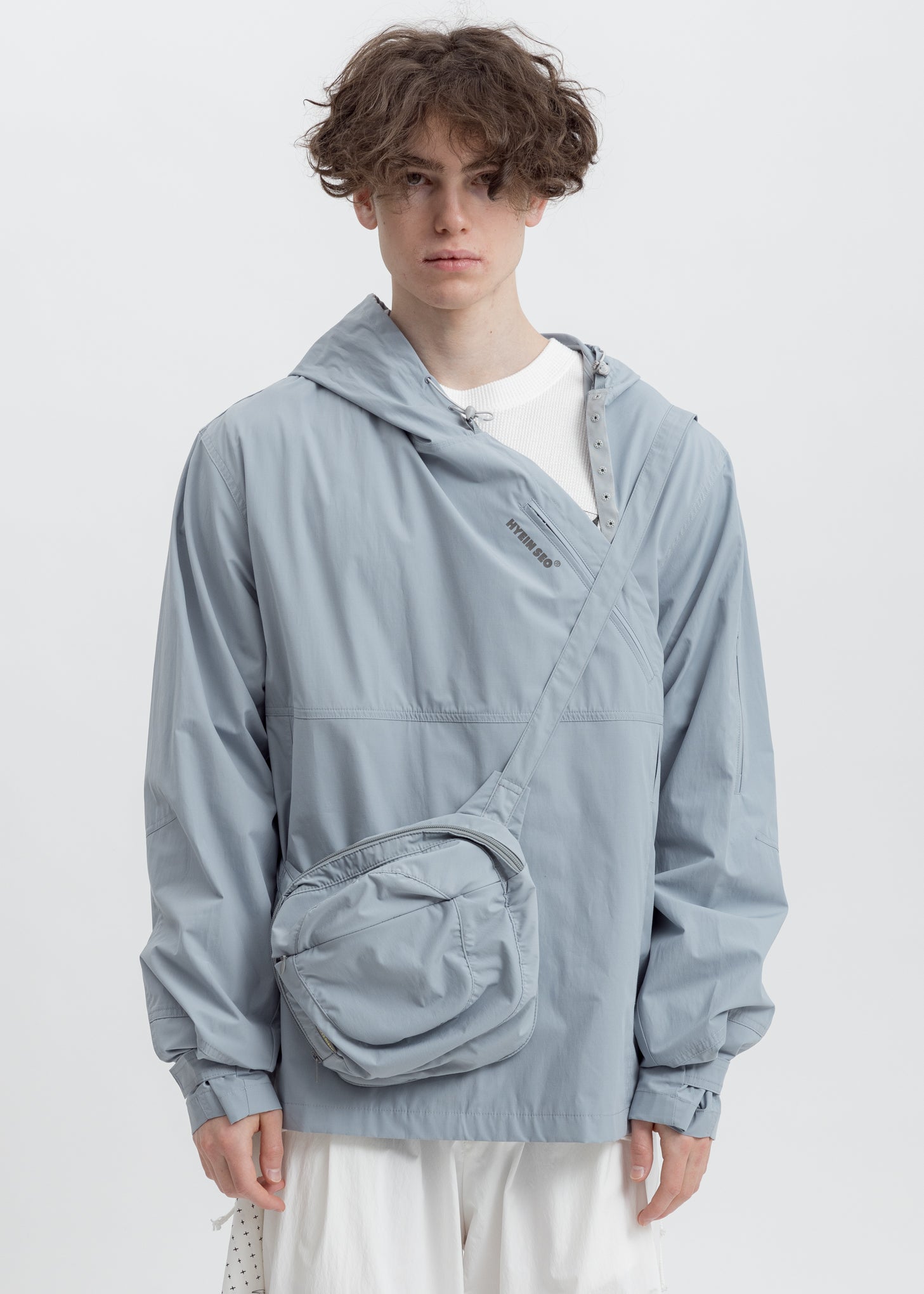 Light Blue Packable Anorak – 017 Shop