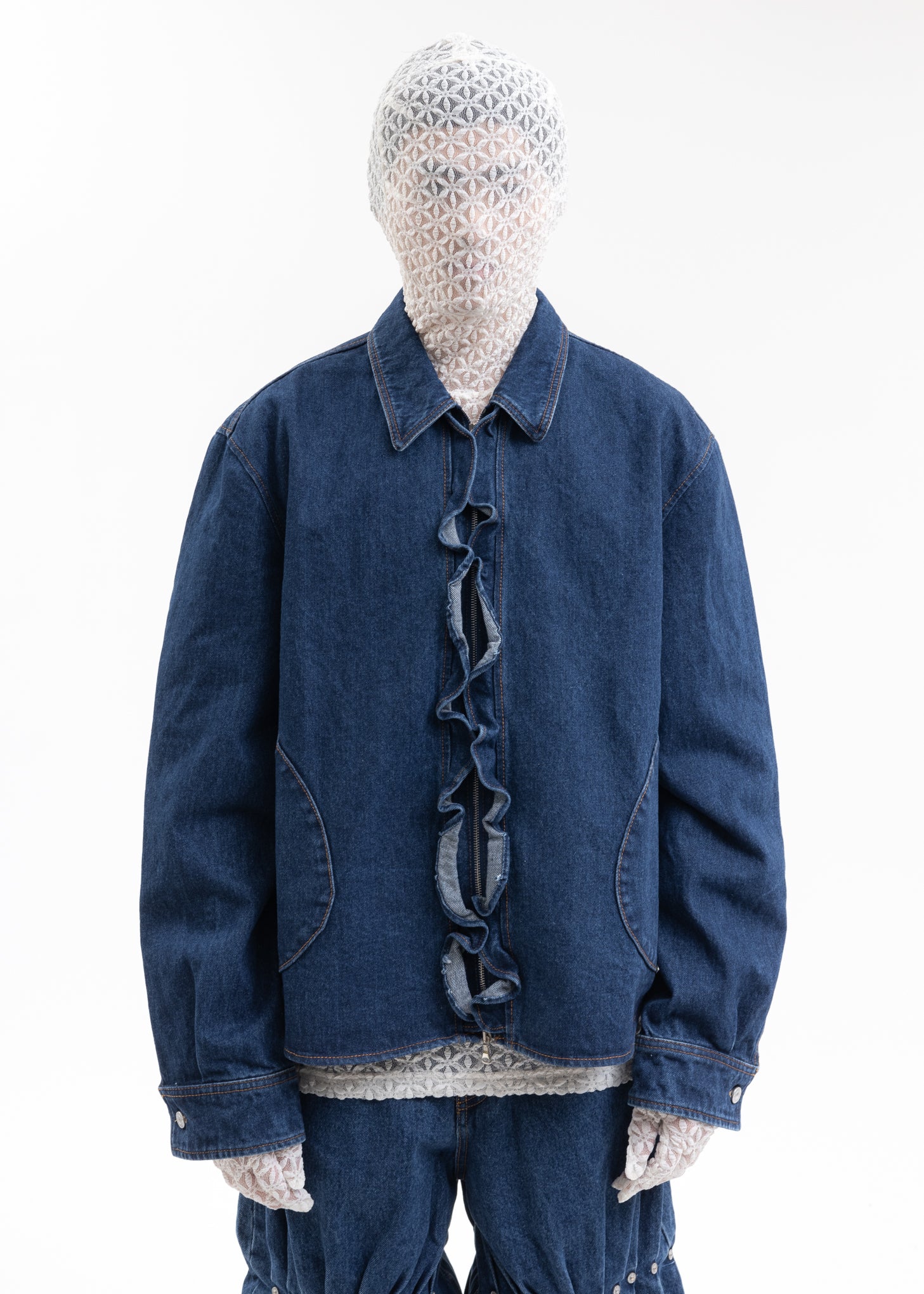 BLUEFLARE DENIM ZIP SHIRT JACKET – 017 Shop