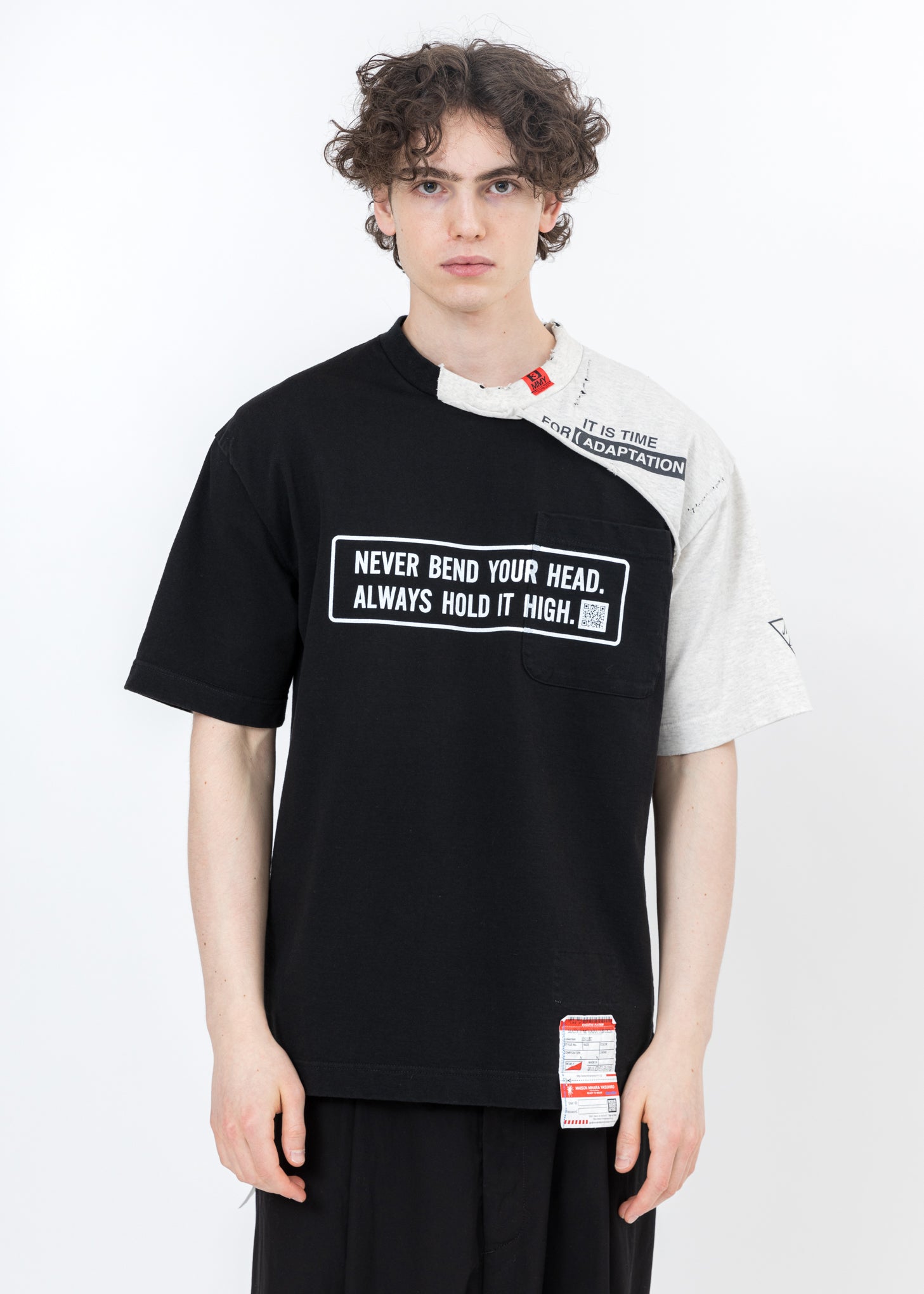 Black Partly Double T-Shirt – 017 Shop