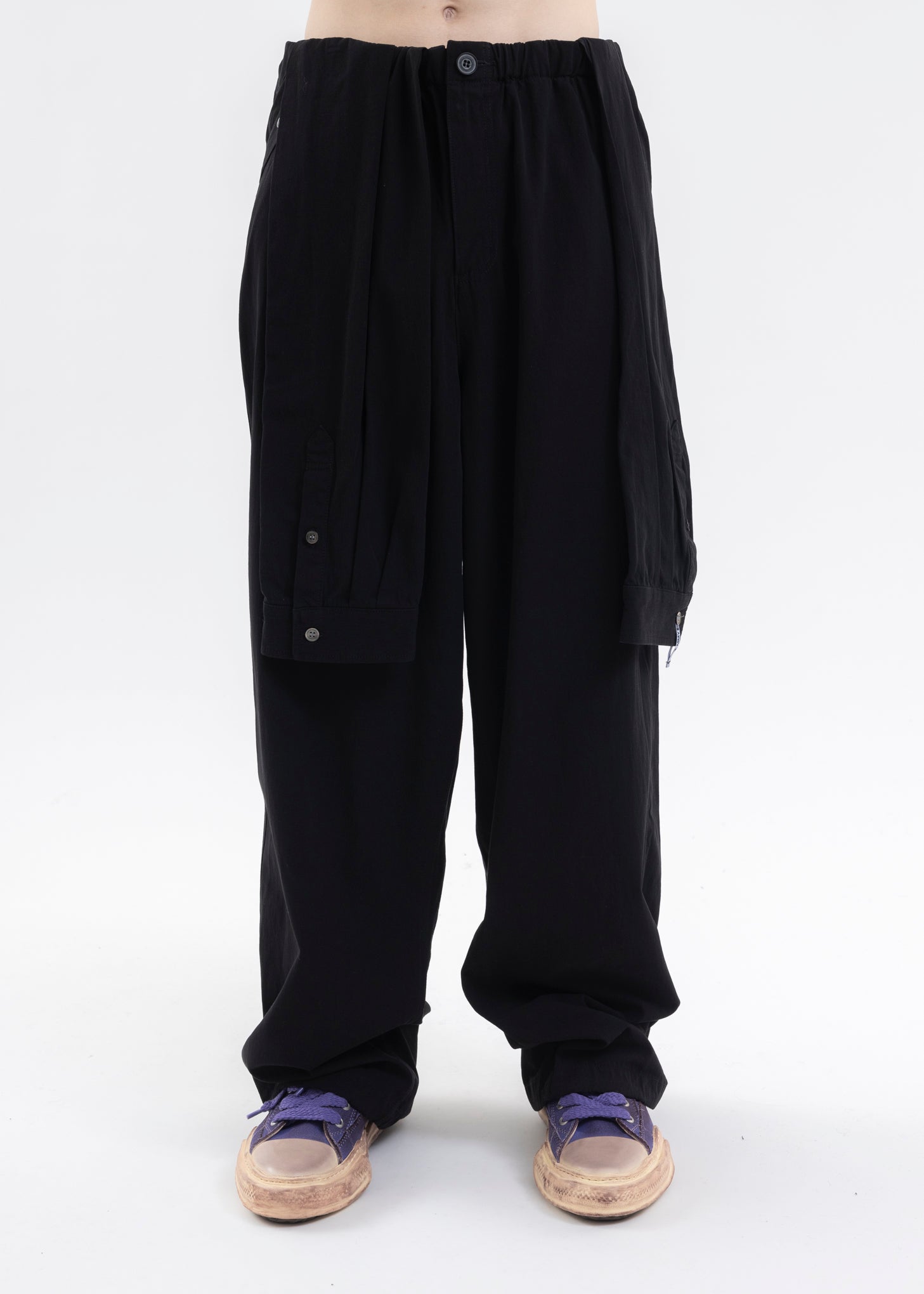Black Mixed Shirts Easy Trousers – 017 Shop