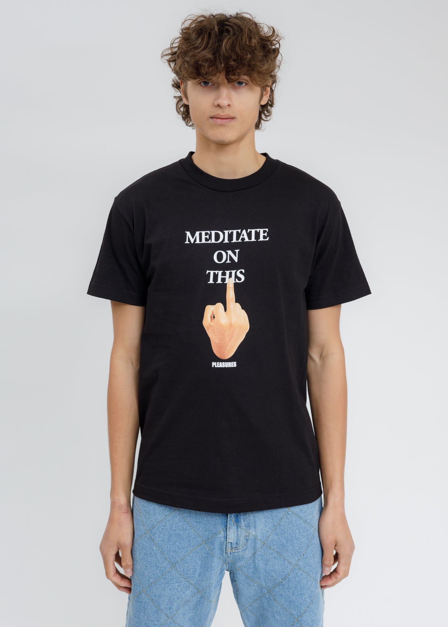 Black Message T-Shirt – 017 Shop