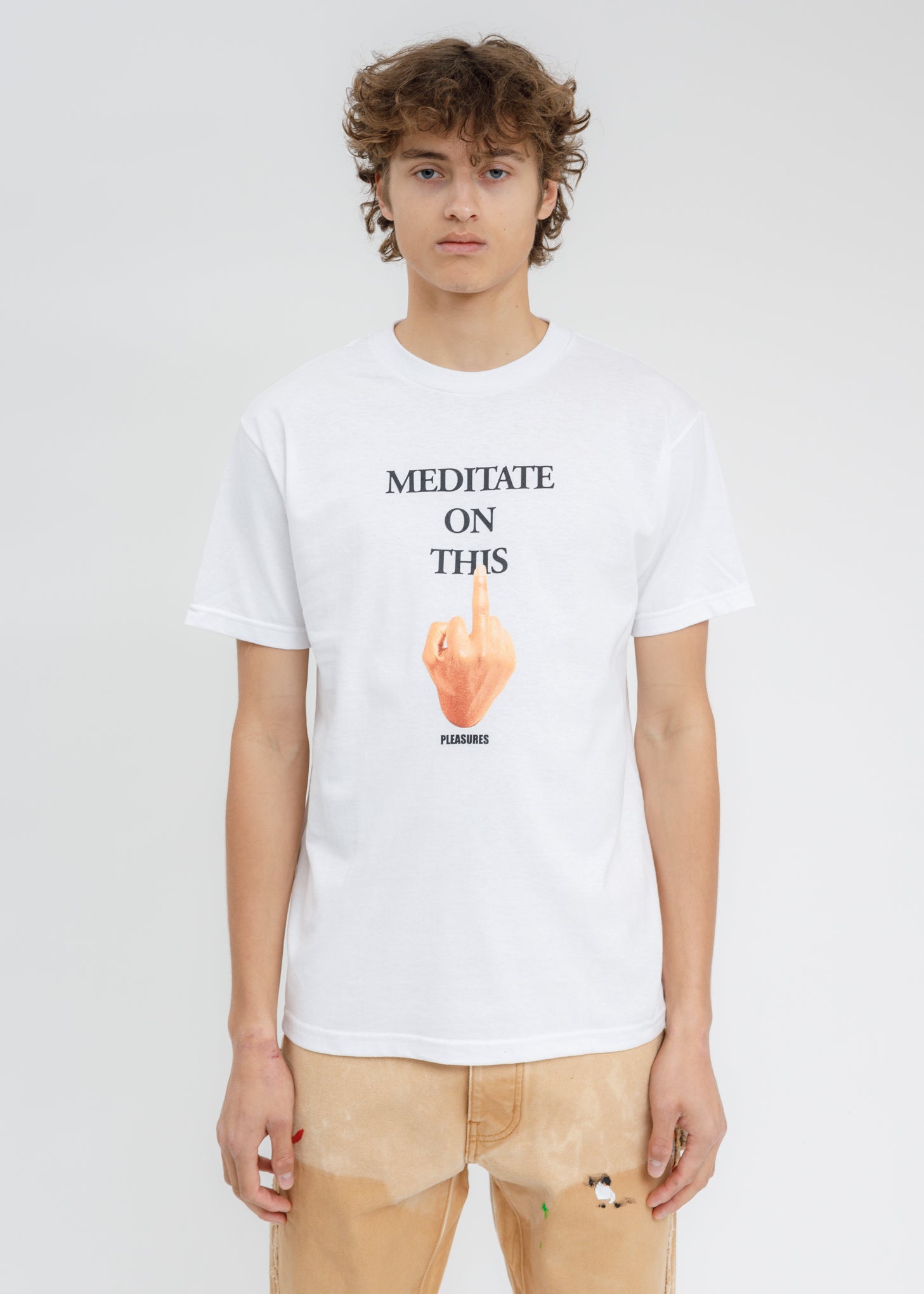 White Message T-Shirt – 017 Shop