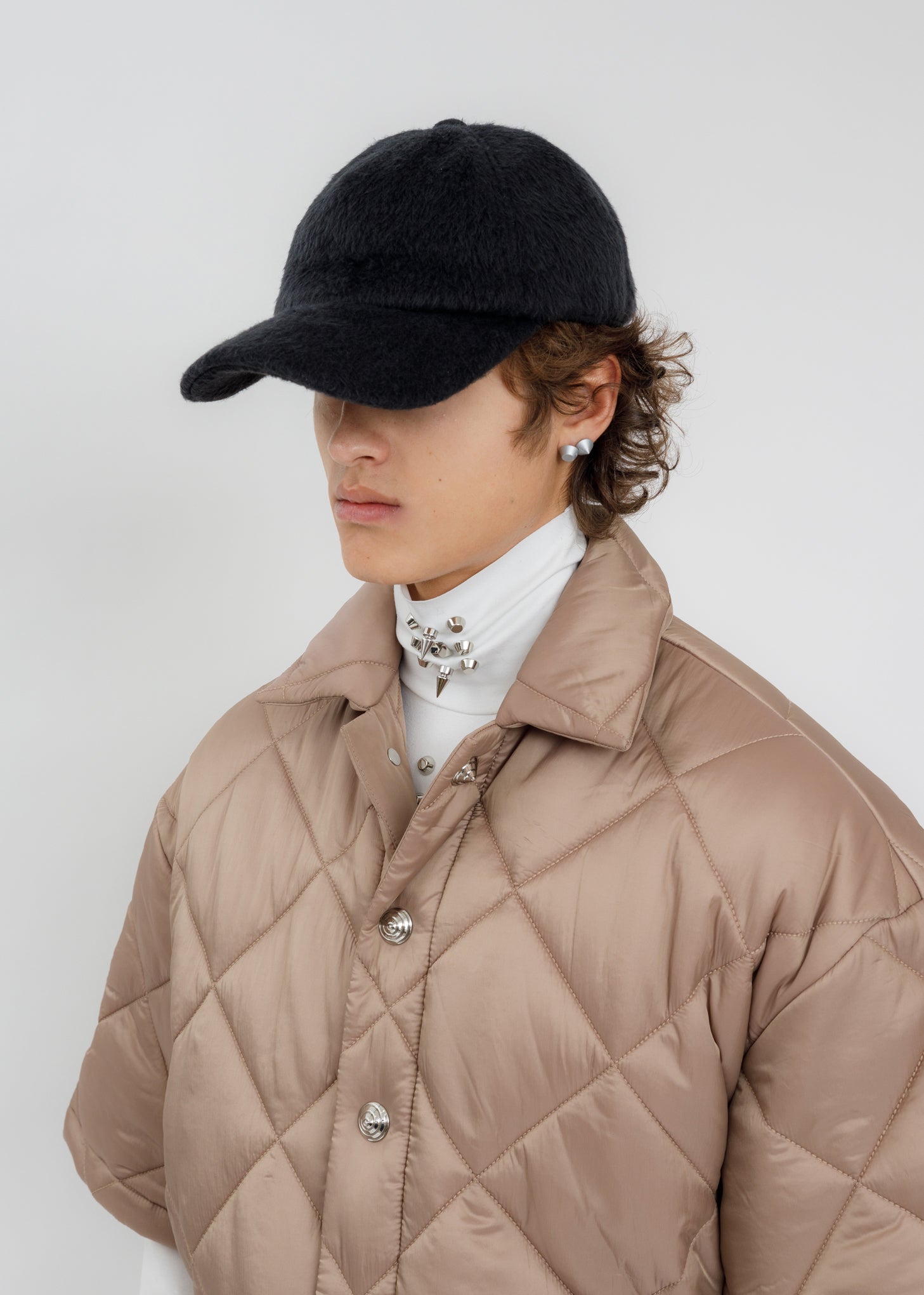 Black Mohair Zurry Cap – 017 Shop