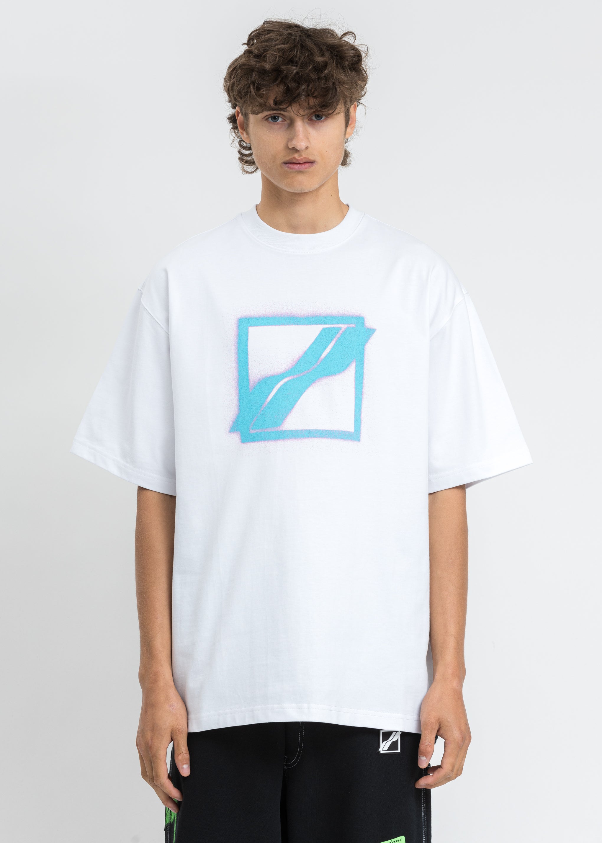 White Big Logo Printing T-Shirt – 017 Shop