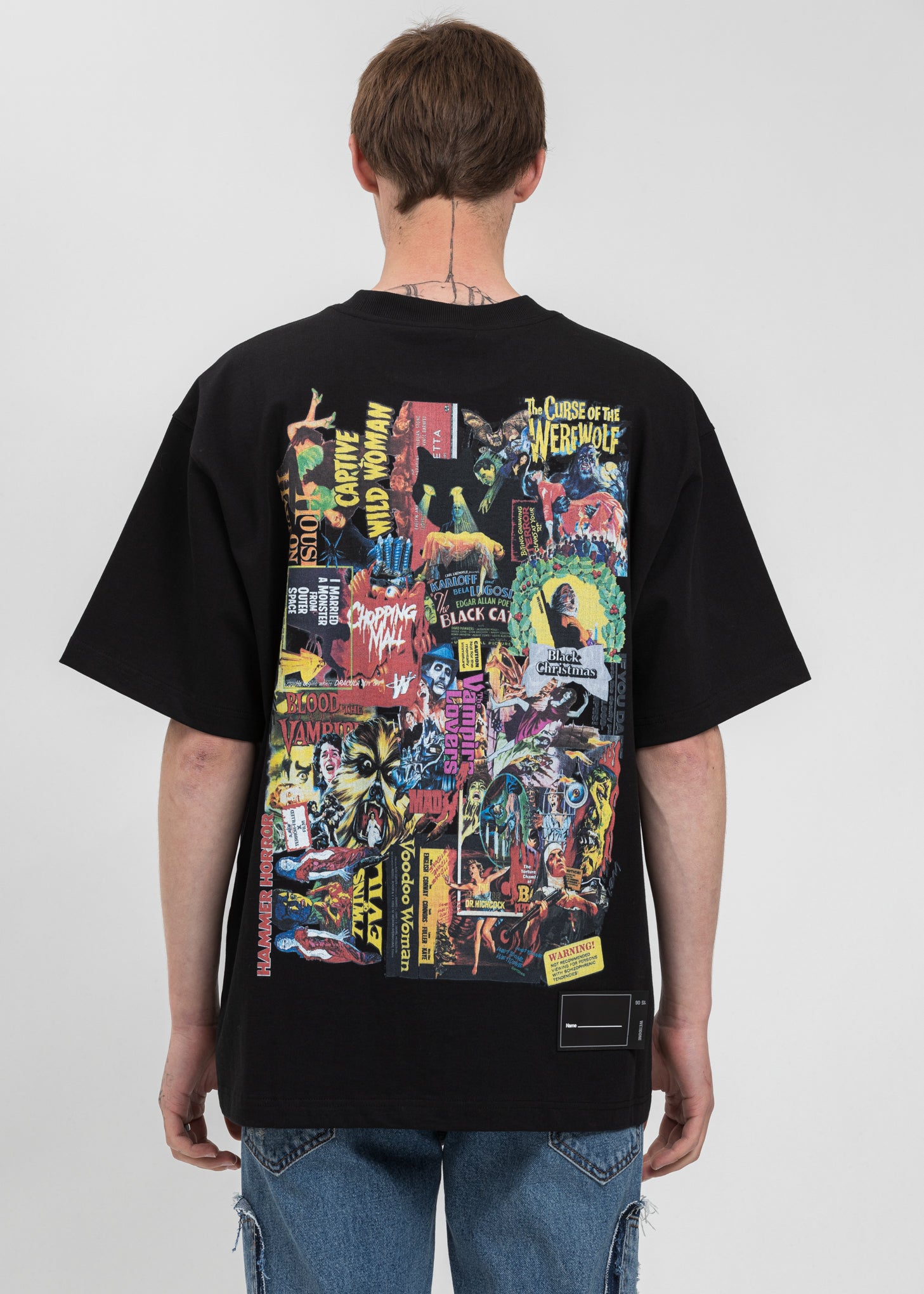 Black Movie Collage T-Shirt – 017 Shop