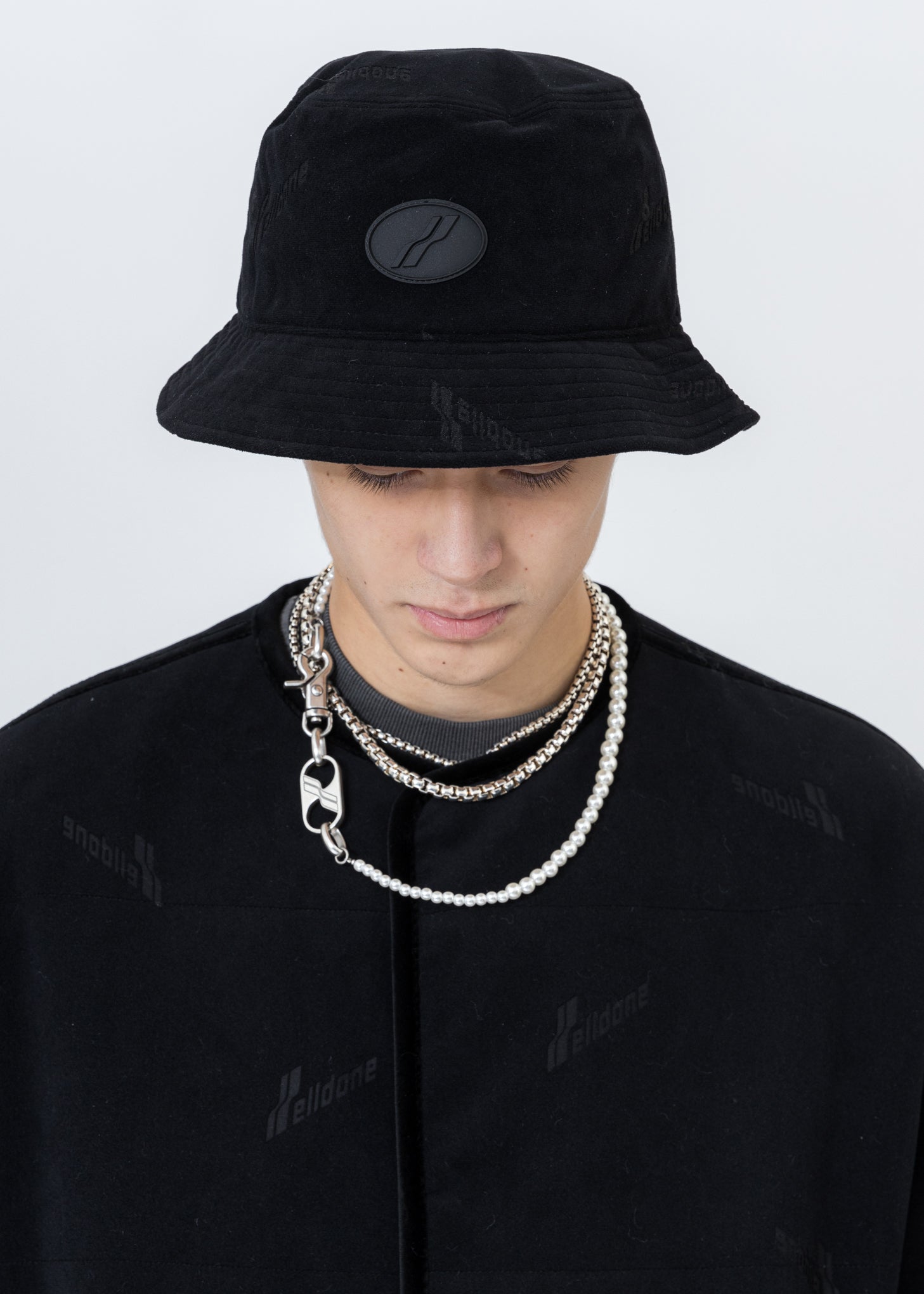 Black Velvet Logo Bucket Hat – 017 Shop