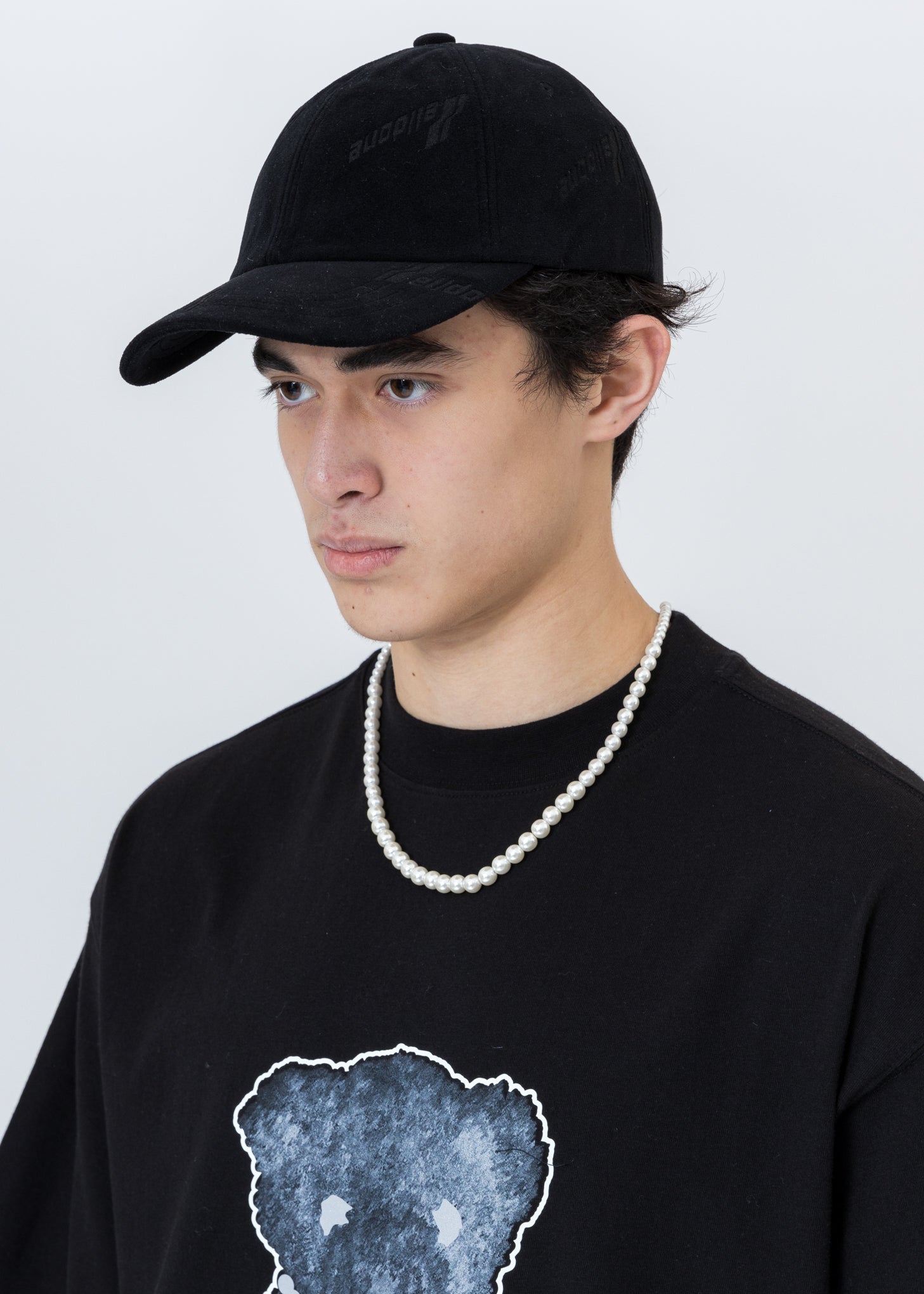 Black Velvet Logo Cap – 017 Shop