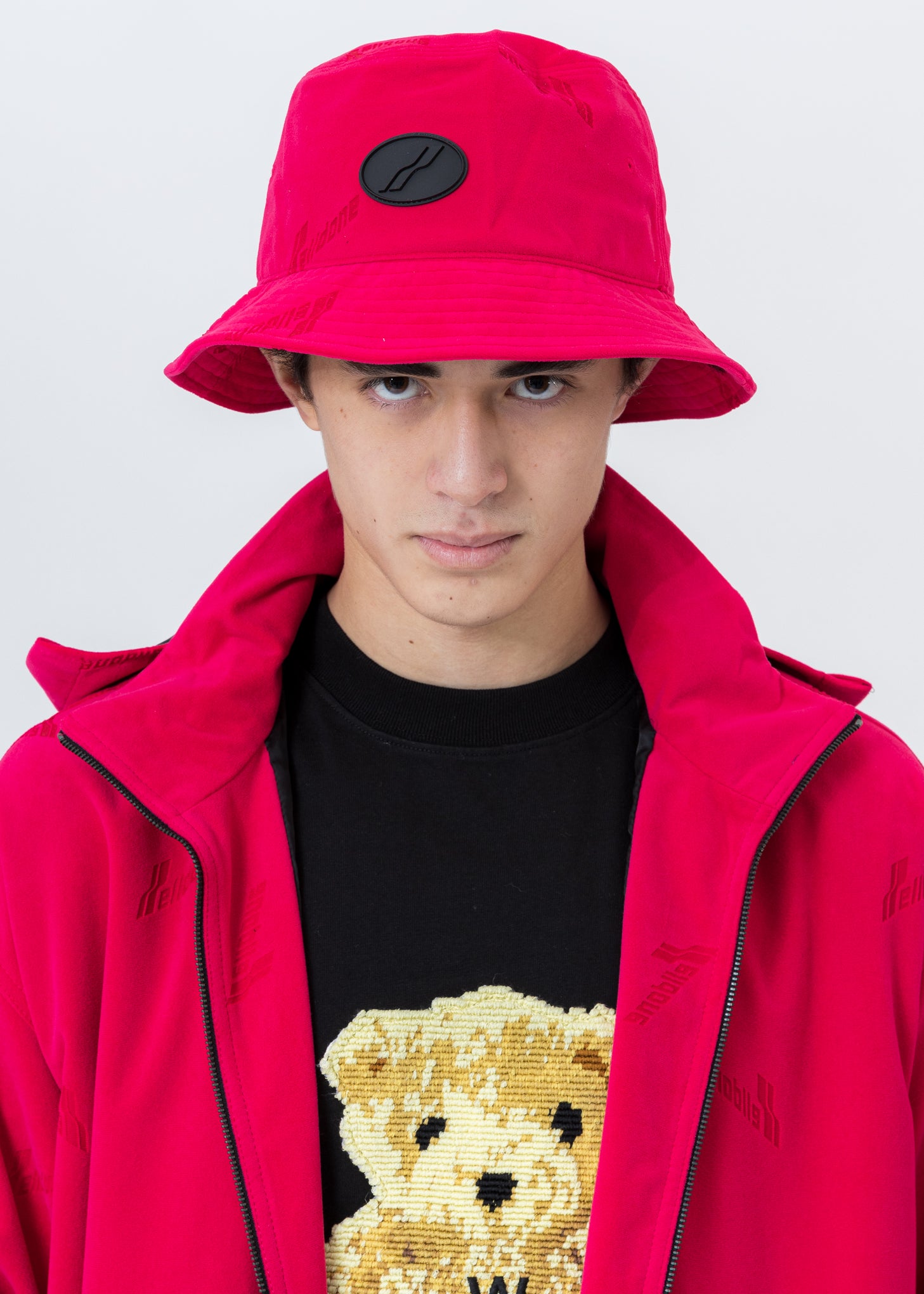 Pink Velvet Logo Bucket Hat – 017 Shop