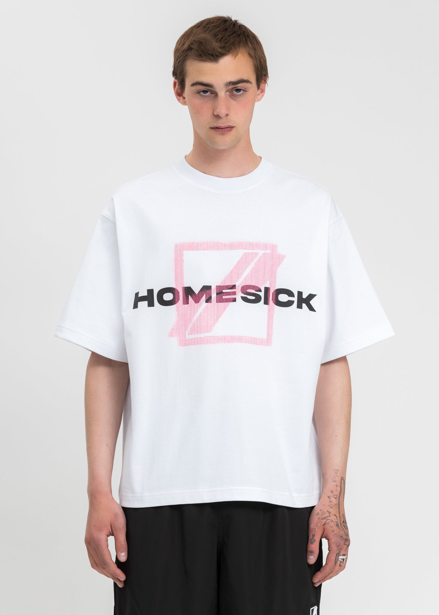 White Homesick Big Logo T-Shirt – 017 Shop