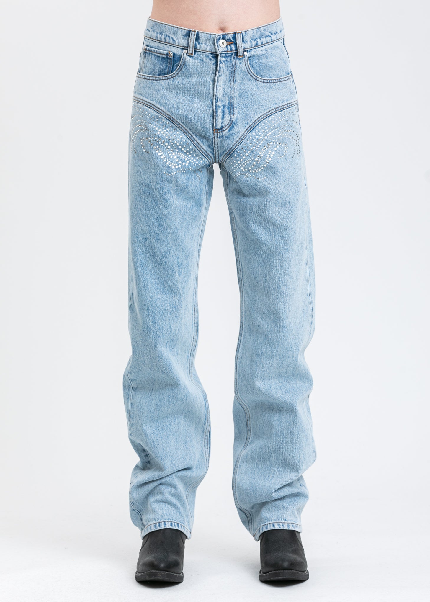 Blue Crystal Jeans – 017 Shop