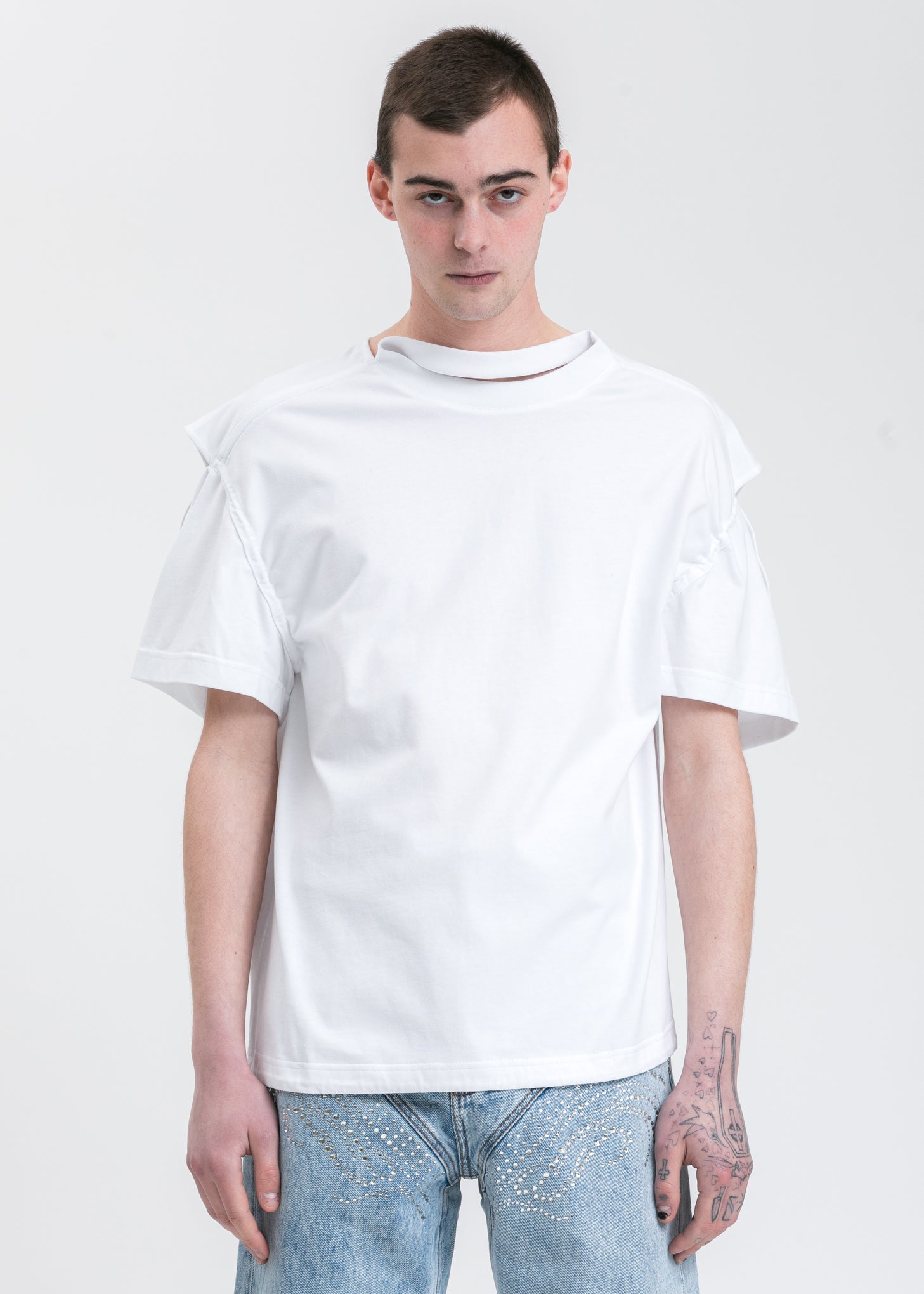 White Convertible T-Shirt – 017 Shop