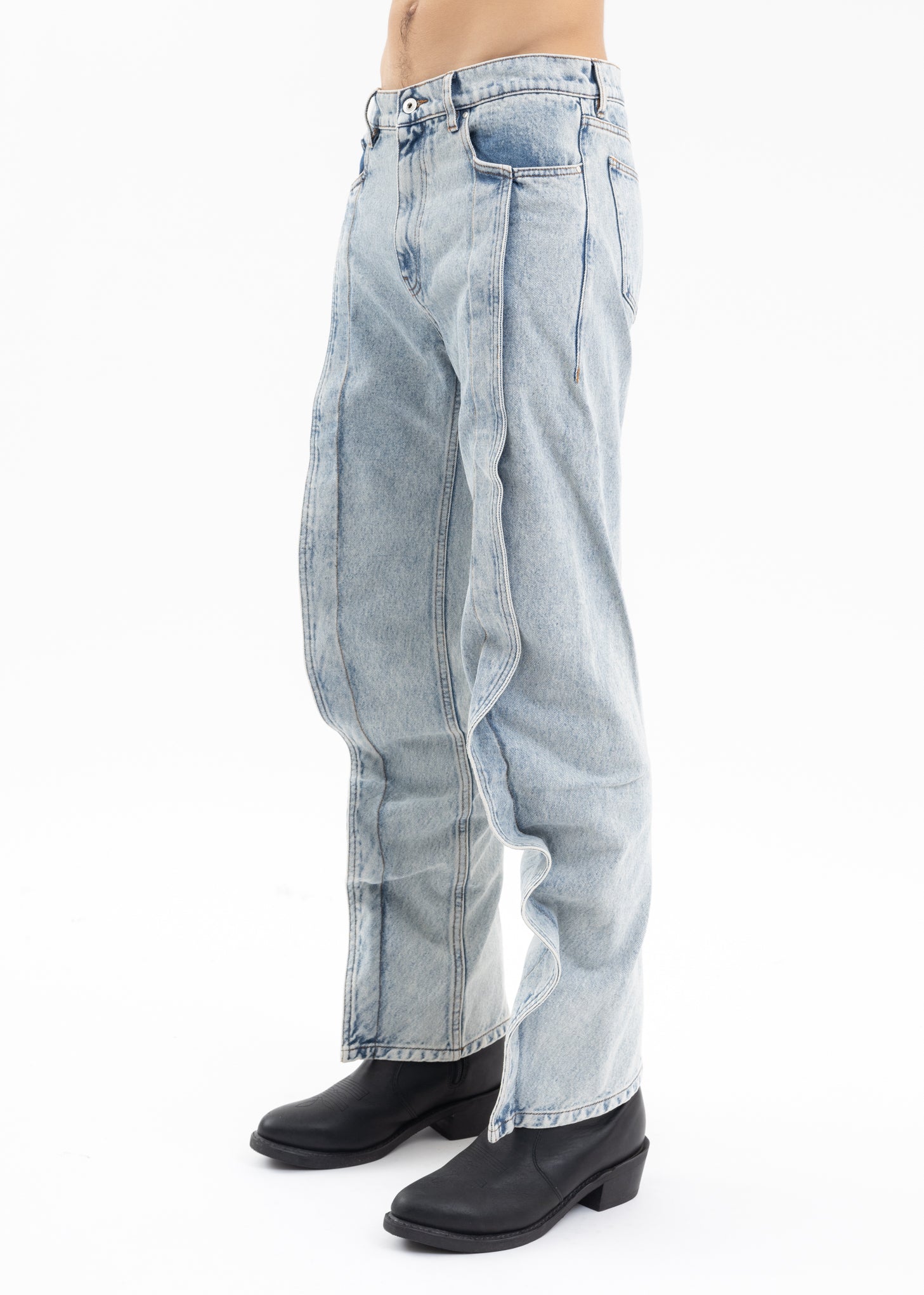 ICE BLUE SLIM BANANA JEANS – 017 Shop