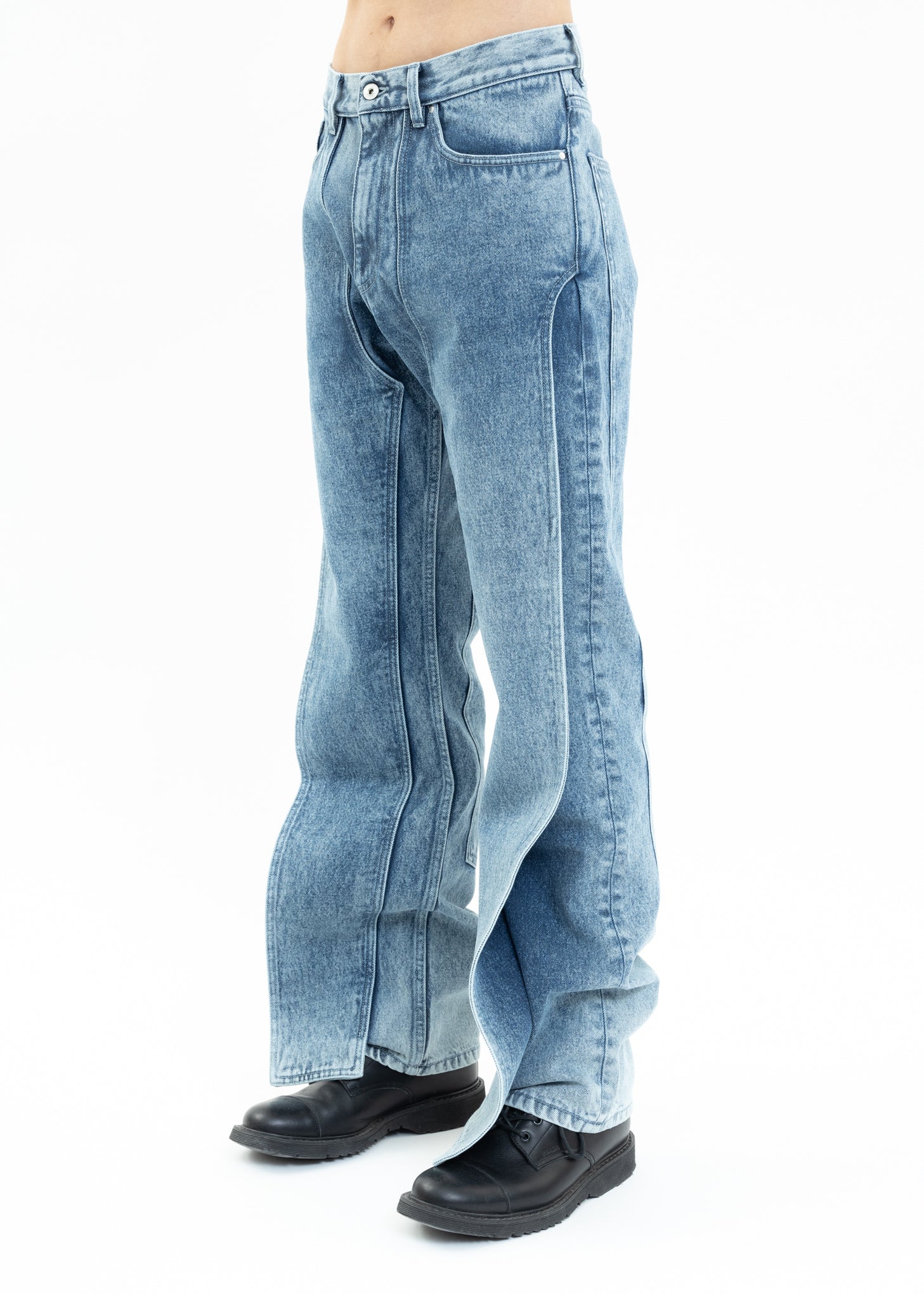 Ice Blue CLASSIC FRONT PANEL Jeans – 017 Shop
