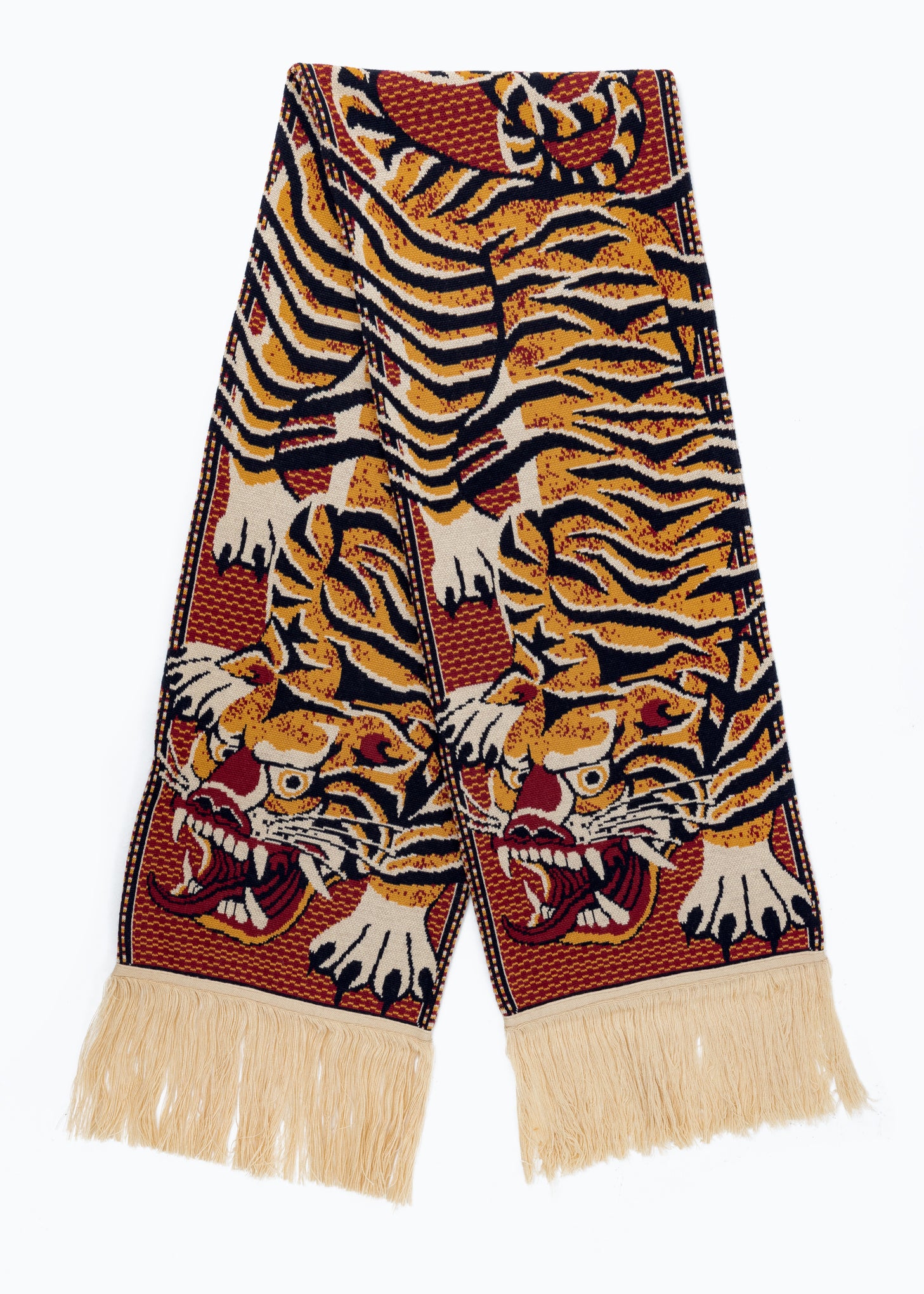 Printed Tiger Scarf – 017 Shop