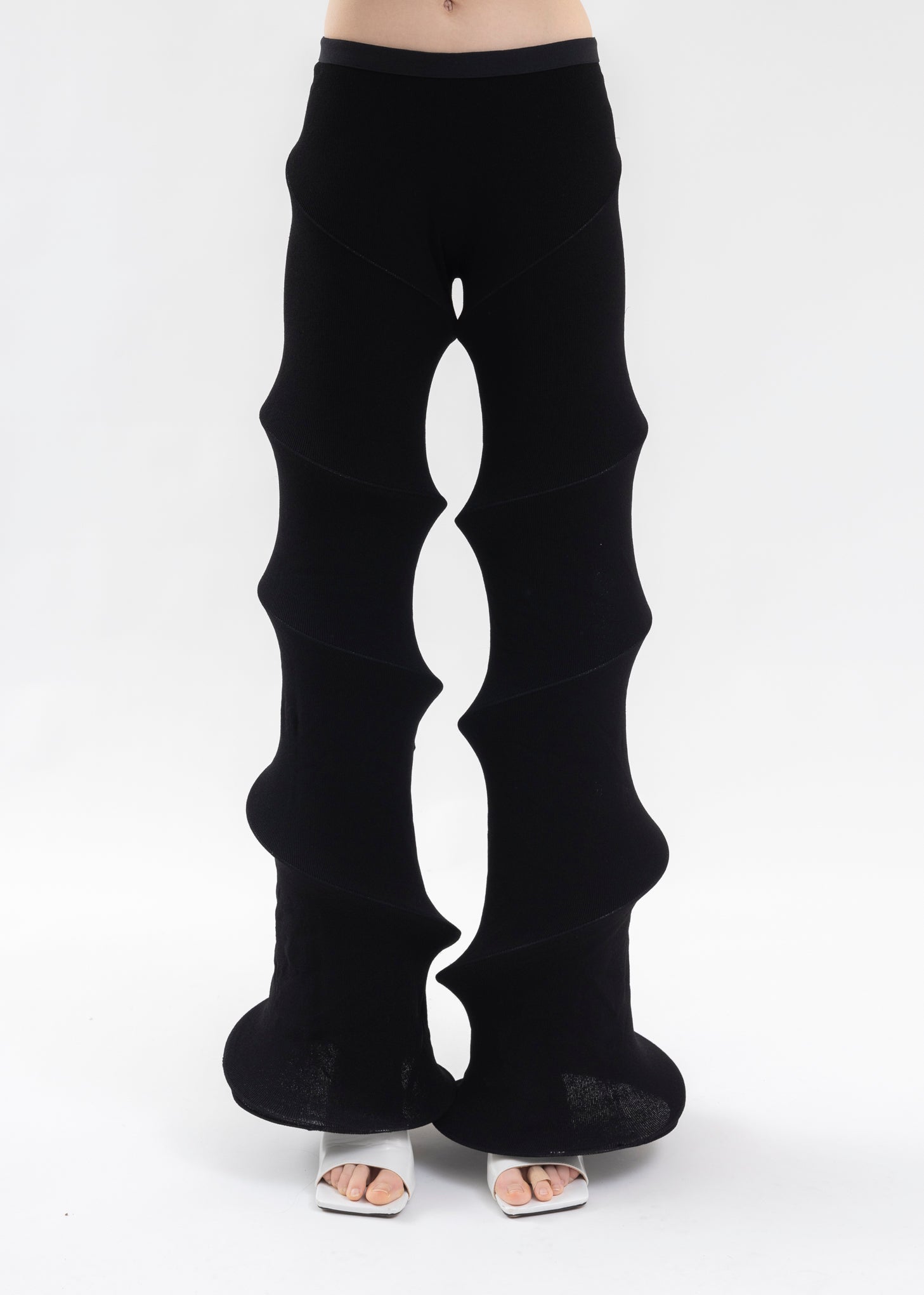 Onyx Spiral Asymmetrical Pants – 017 Shop